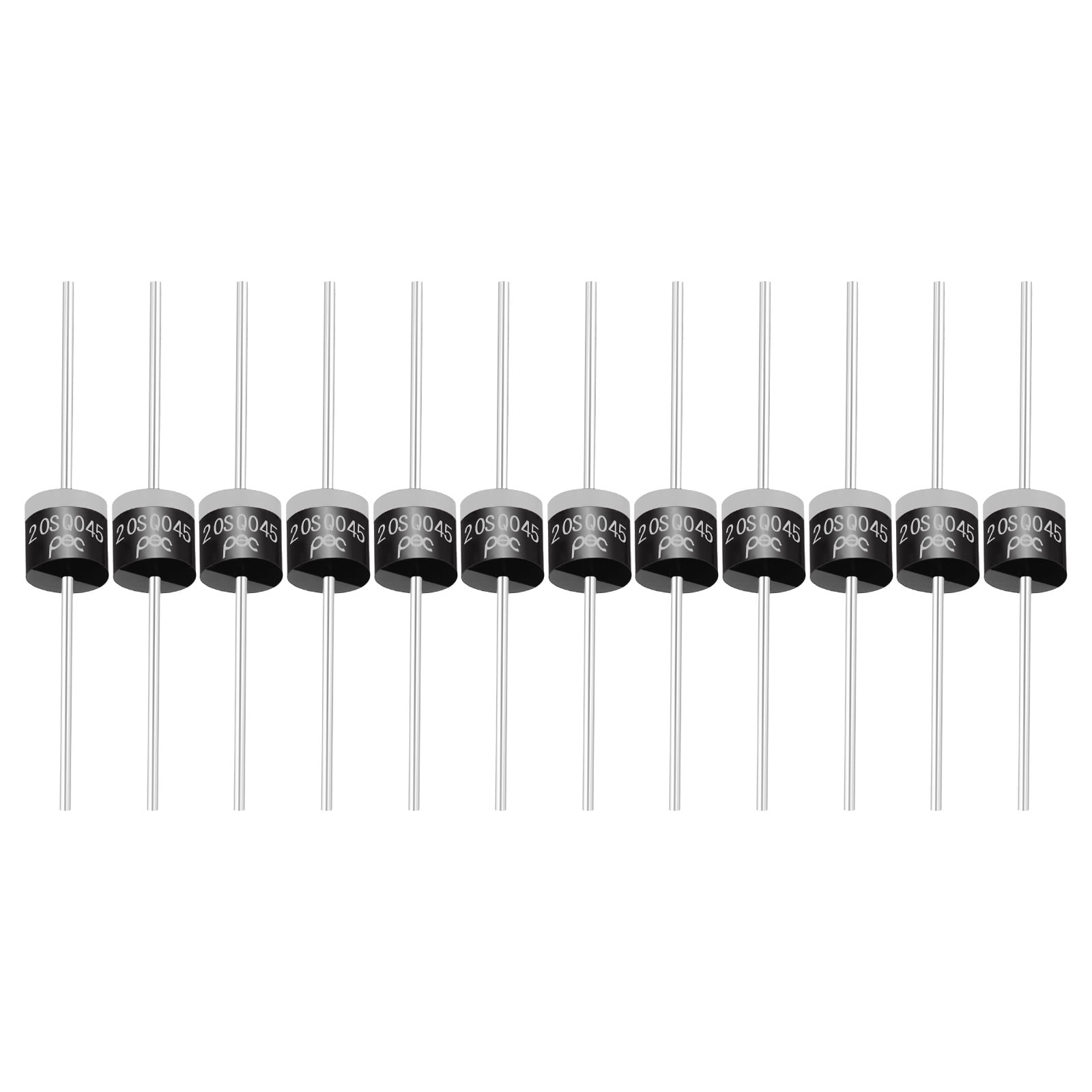 Uxcell 12Pcs 20SQ045 Schottky Rectifiers Diode, 20A 45V R-6 High ...
