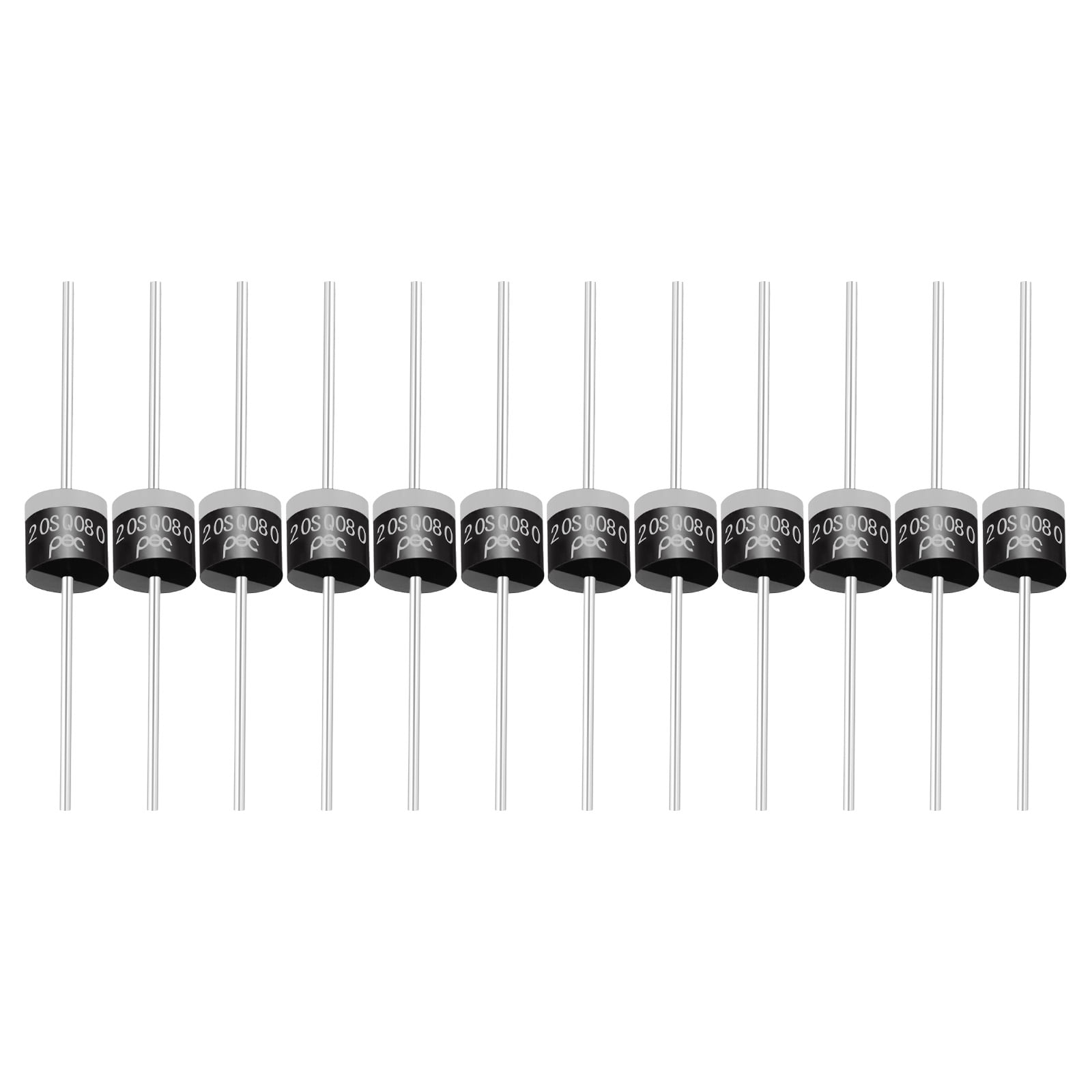 Uxcell 12Pcs 20SQ080 Schottky Rectifiers Diode, 20A 80V R-6 High ...
