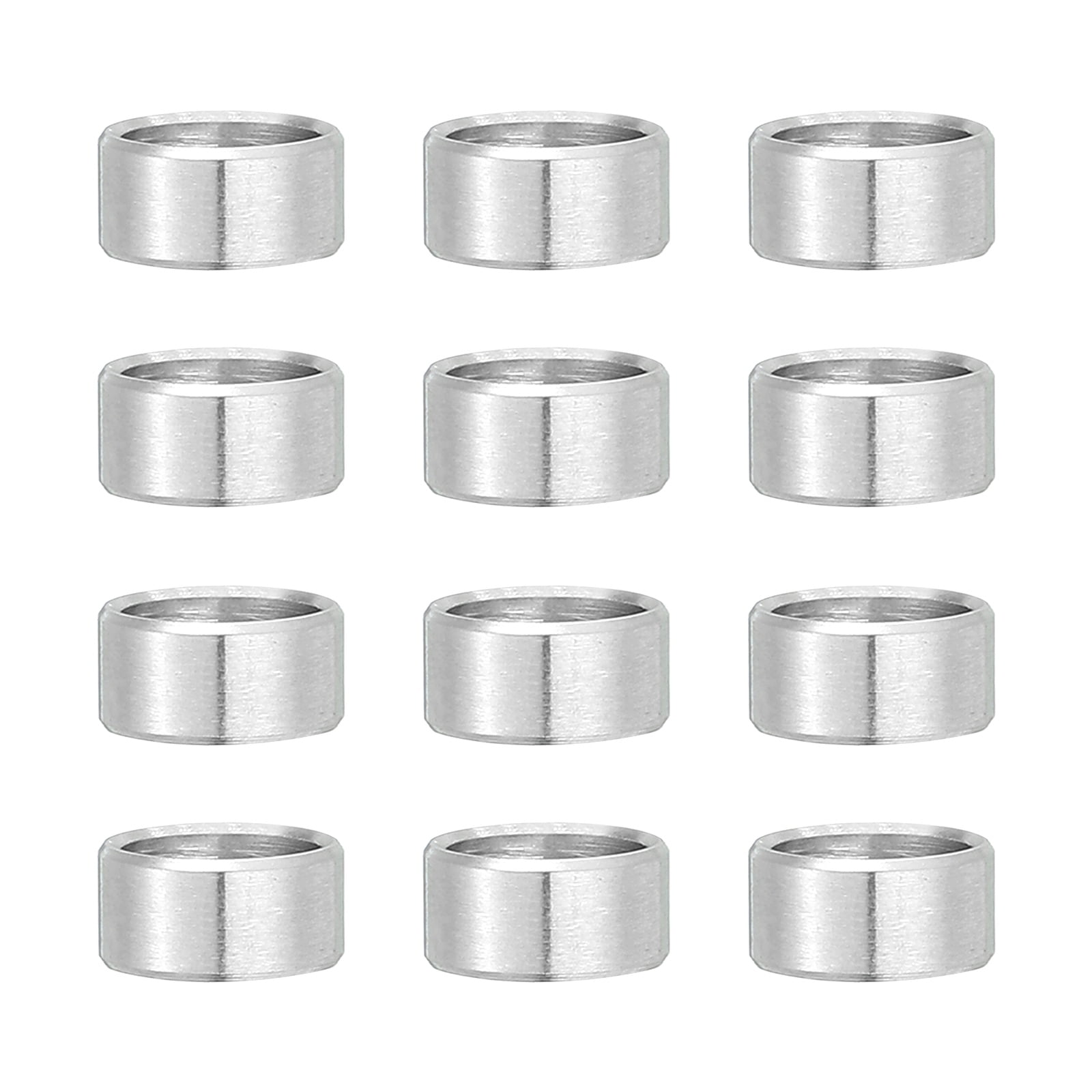 Uxcell 12Pcs 304 Stainless Steel Spacers, 8mm ID x 10mm OD x 4mmL for ...