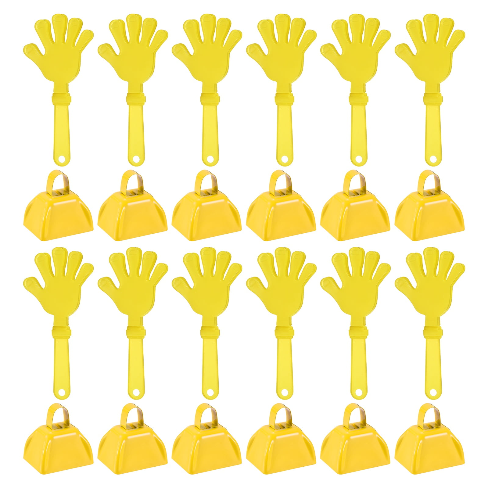 Uxcell 12Pcs Cow Bells for Football Games, 3 Inch Cowbells for Sporting ...