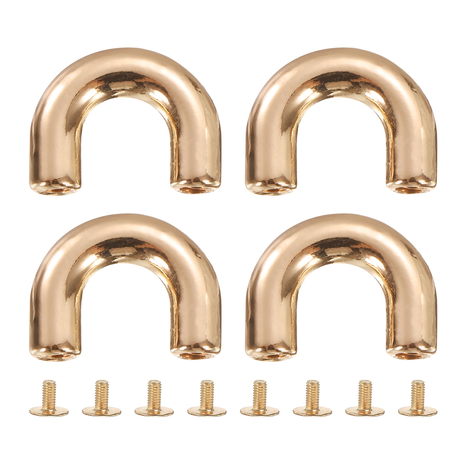 Uxcell 12Pcs Metal D-Ring Connector Buckles, Alloy Arch Bridge D-Ring ...