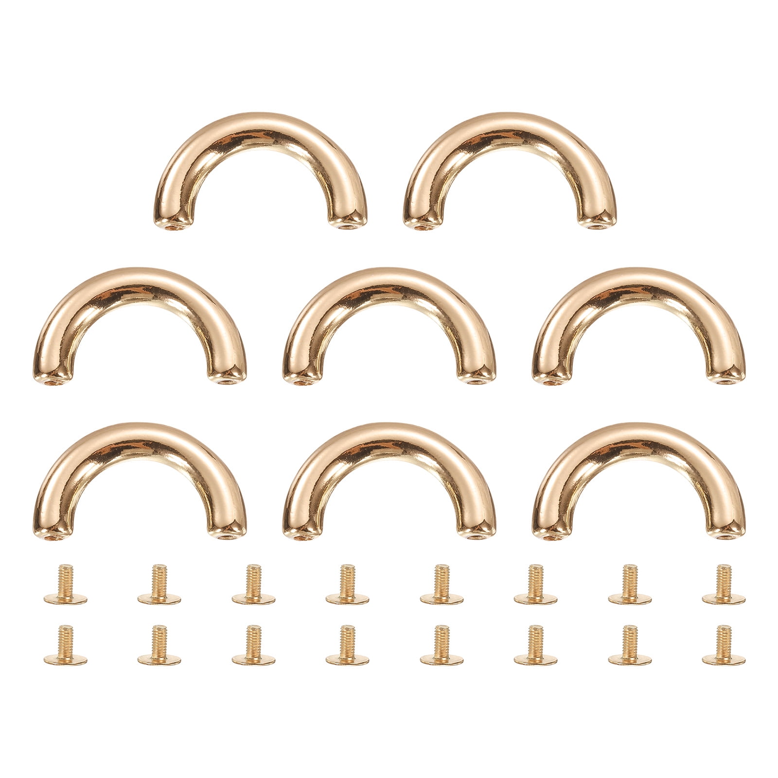 8Pcs Metal D-Ring Connector Buckles, Alloy Arch Bridge D-Ring Buckles ...