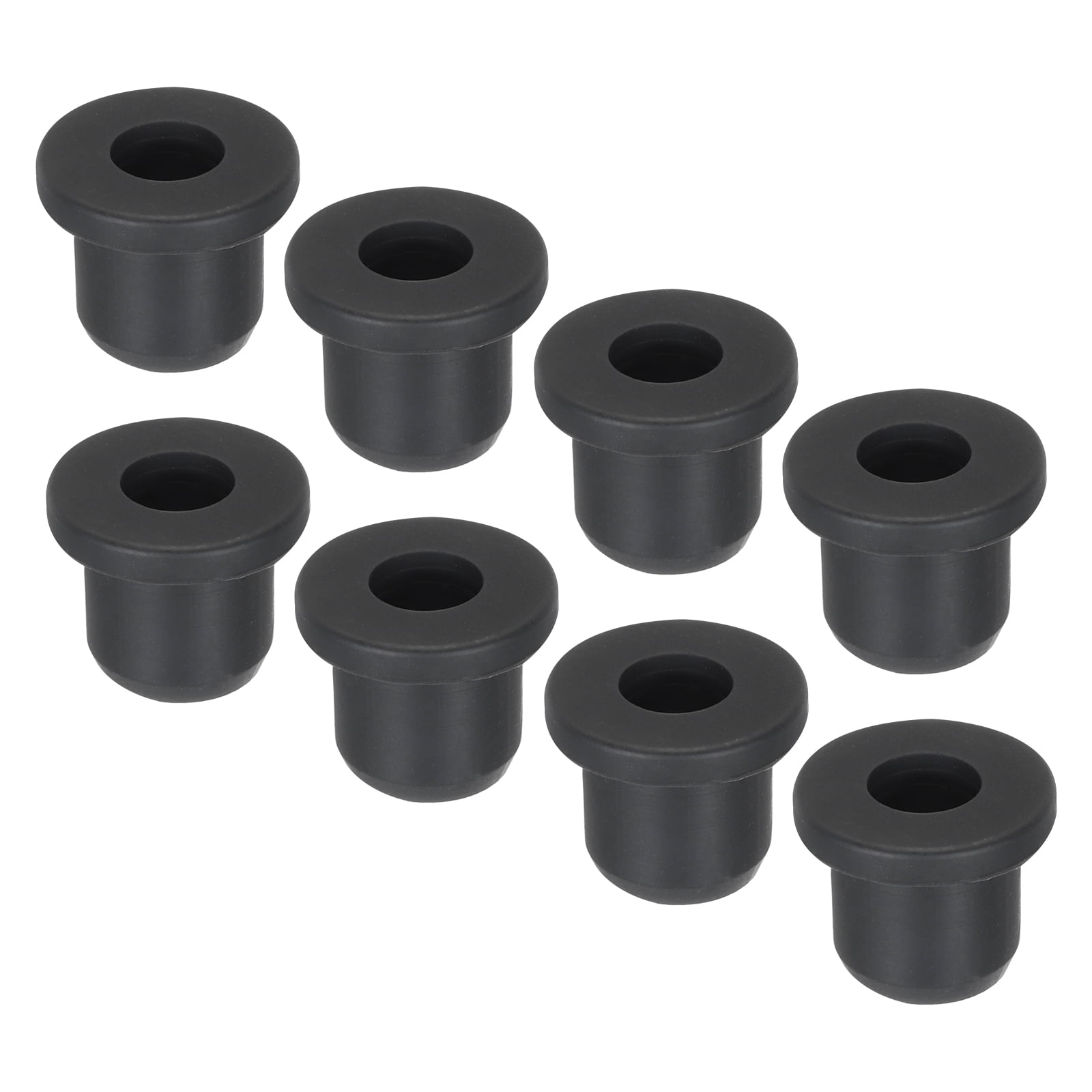 Uxcell 12Pcs T Shape Rubber Grommet Mount Dia 10mm,ID 6mm Seal ...
