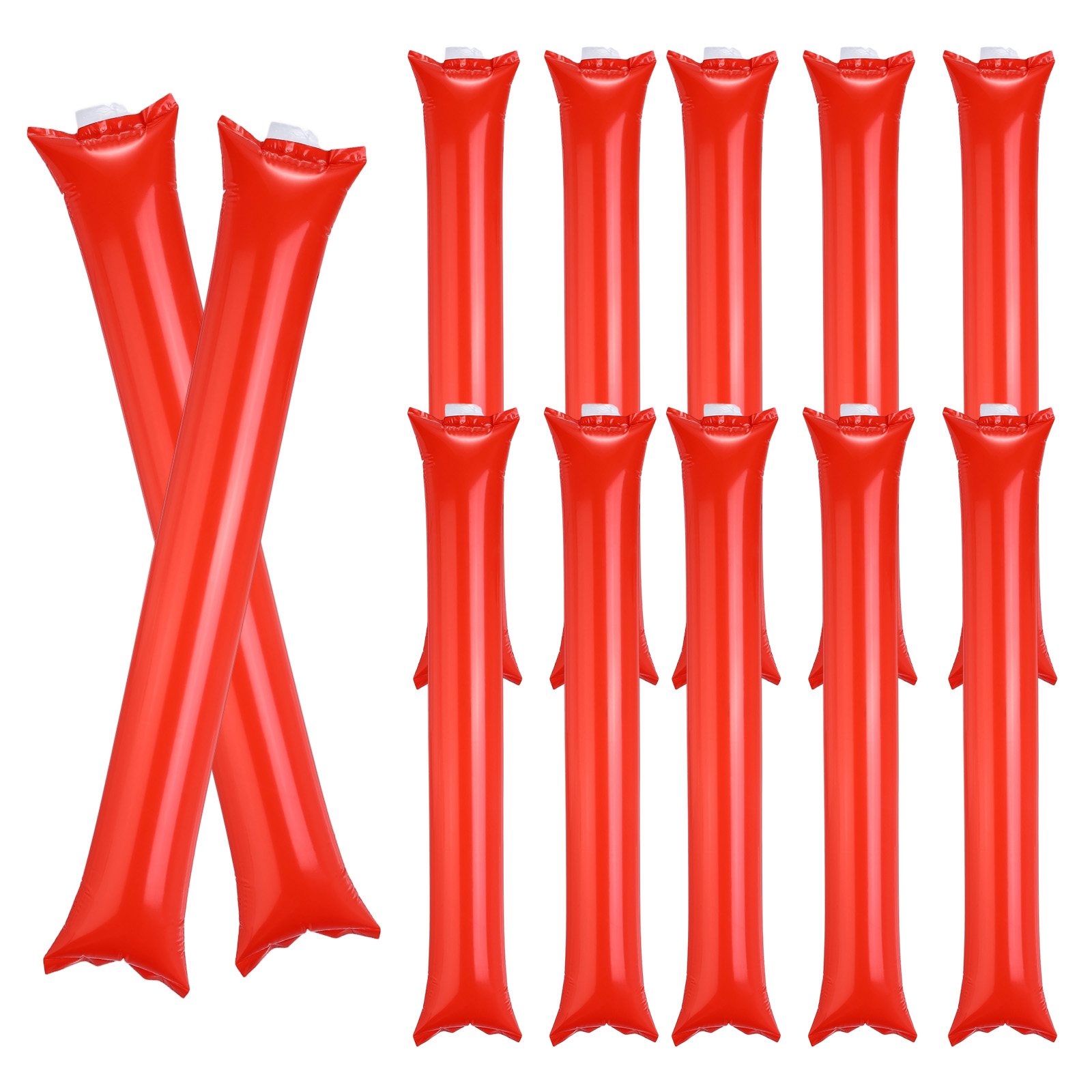 Uxcell 12Pcs Thunder Sticks, Thicken Cheering Team Spirit Stick Clapper ...