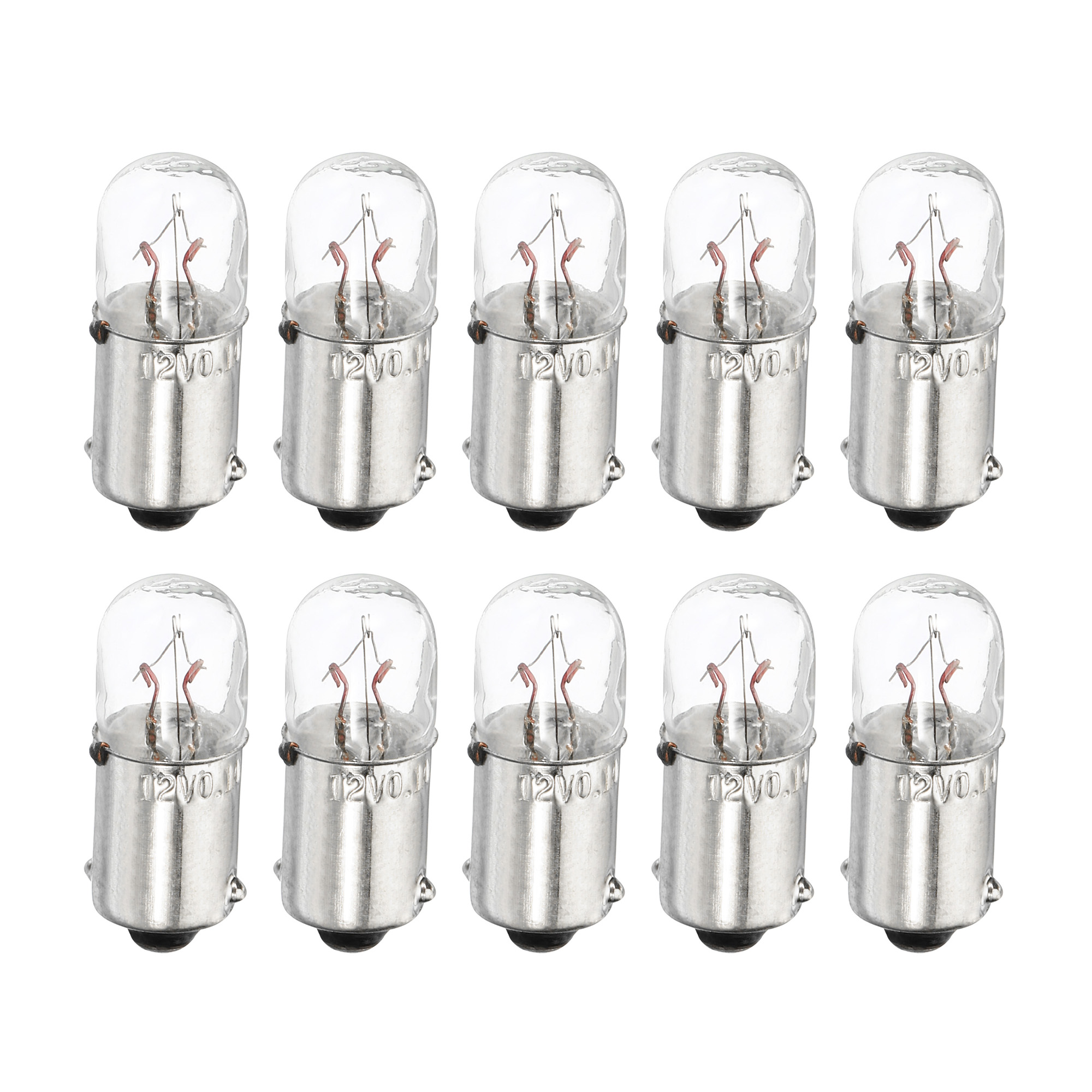 Uxcell 12V Ba9s Warm Yellow Light Mini Bulbs Signal Light with Box 1 ...