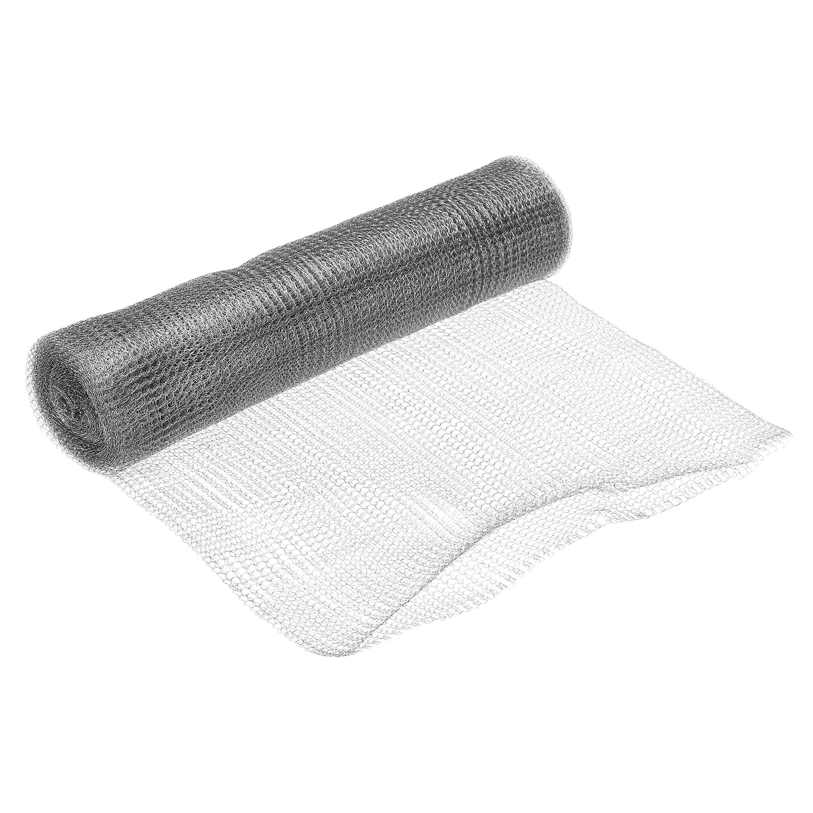 Uxcell 12inx20ft Wire Mesh Hole Fill Fabric Stainless Steel Mesh Double ...