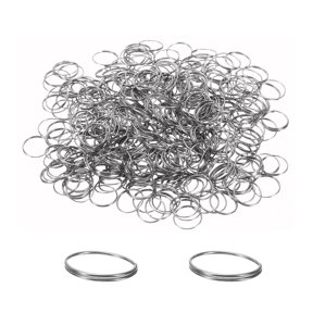 Uxcell 12mm/0.5" OD Chandelier Split Rings Split Circular Ring Clips ...