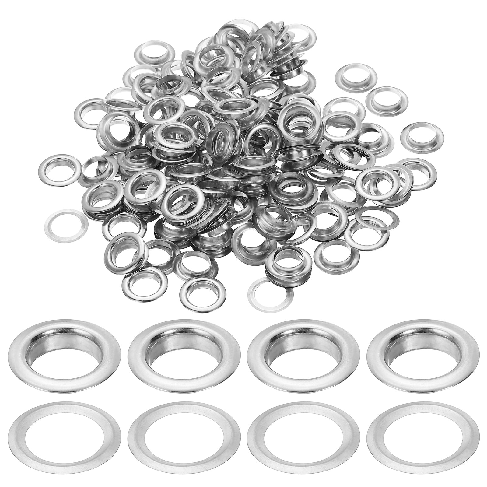 Uxcell 12mm/1/2" Metal Eyelets, Eyelets and Grommets Kit for DIY ...