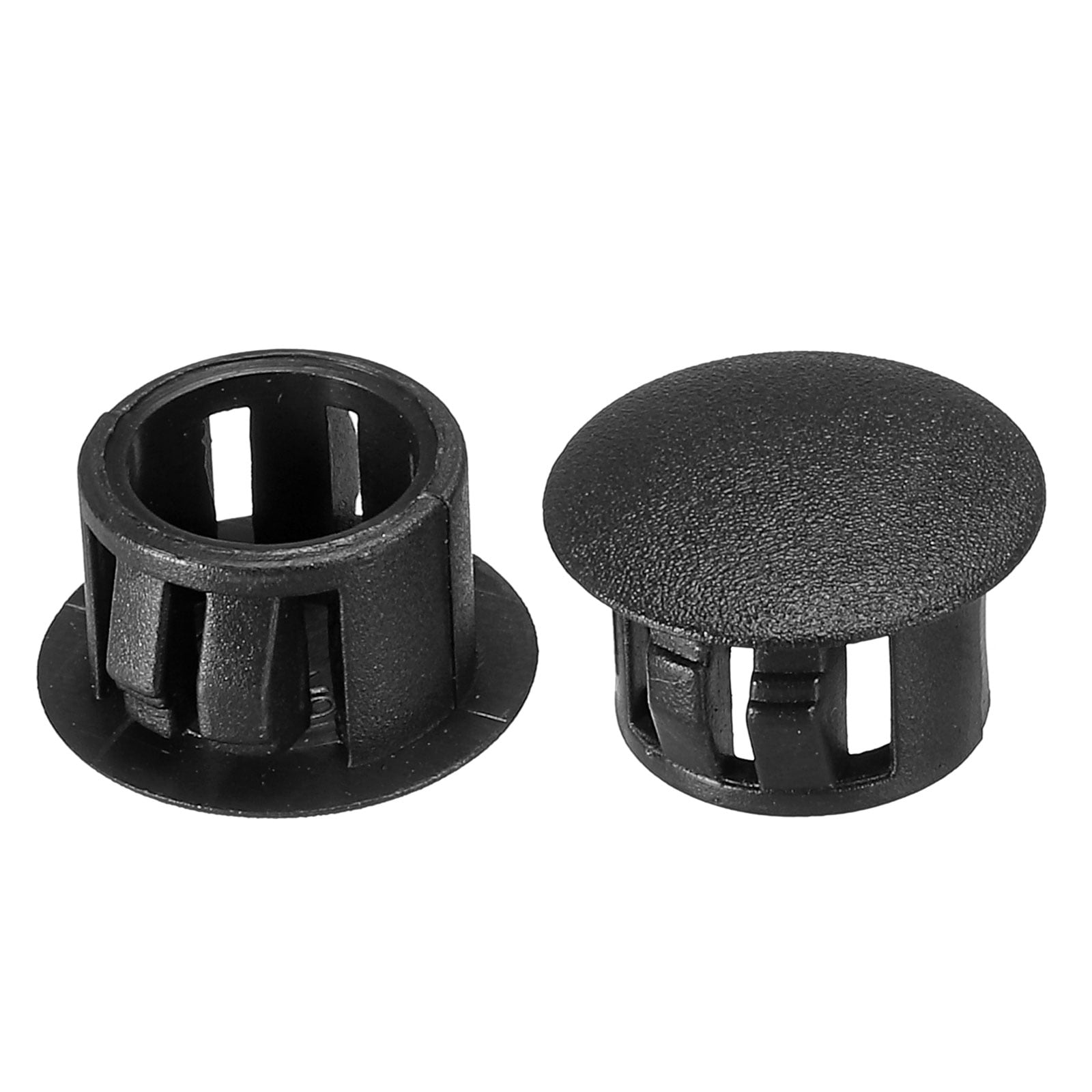 Uxcell 12mm 1/2" Plastic Hole Plug, Flush Type Round Hole Cover Snap in ...