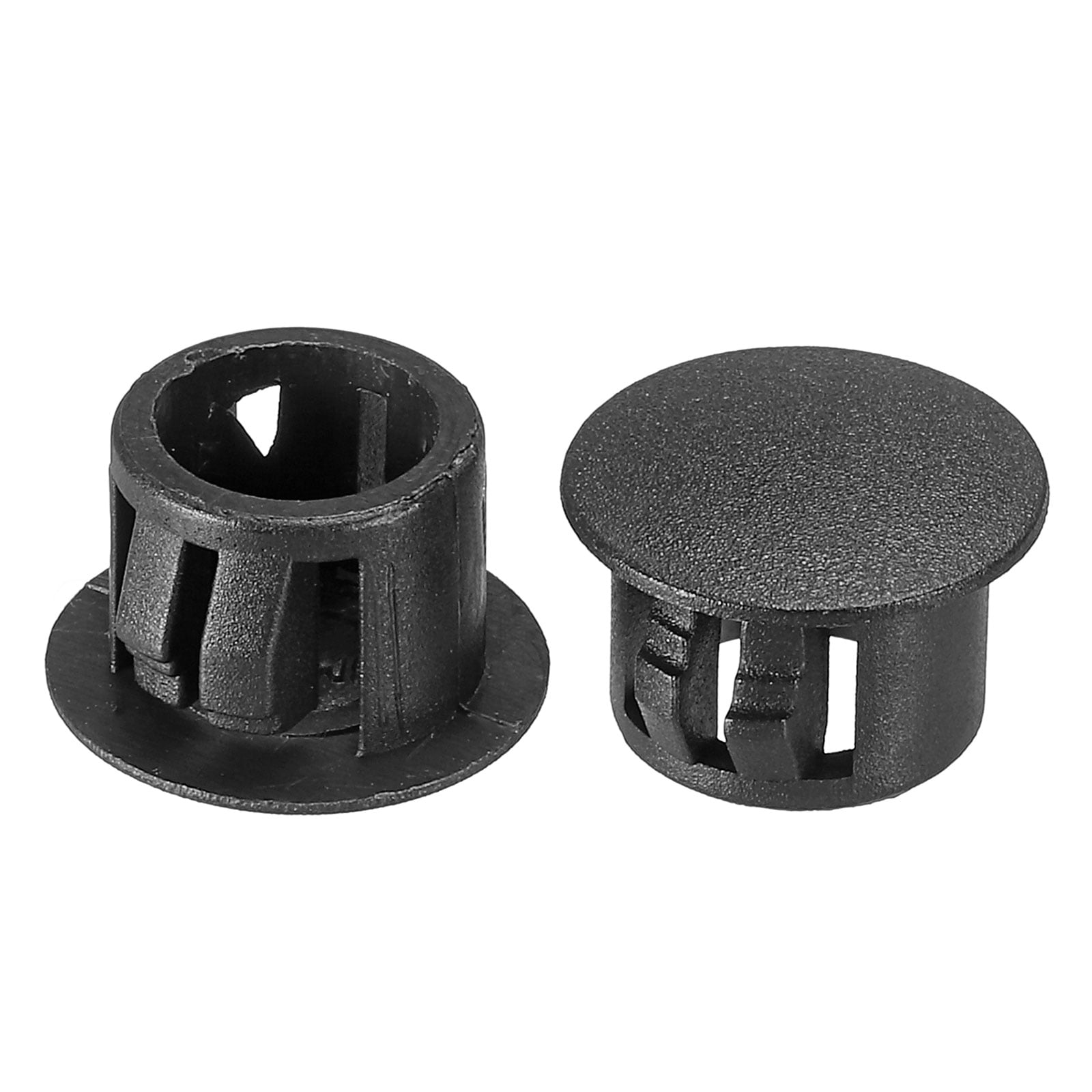 Uxcell 12mm 1/2" Plastic Hole Plugs, Flush Type Round Hole Cover Snap ...