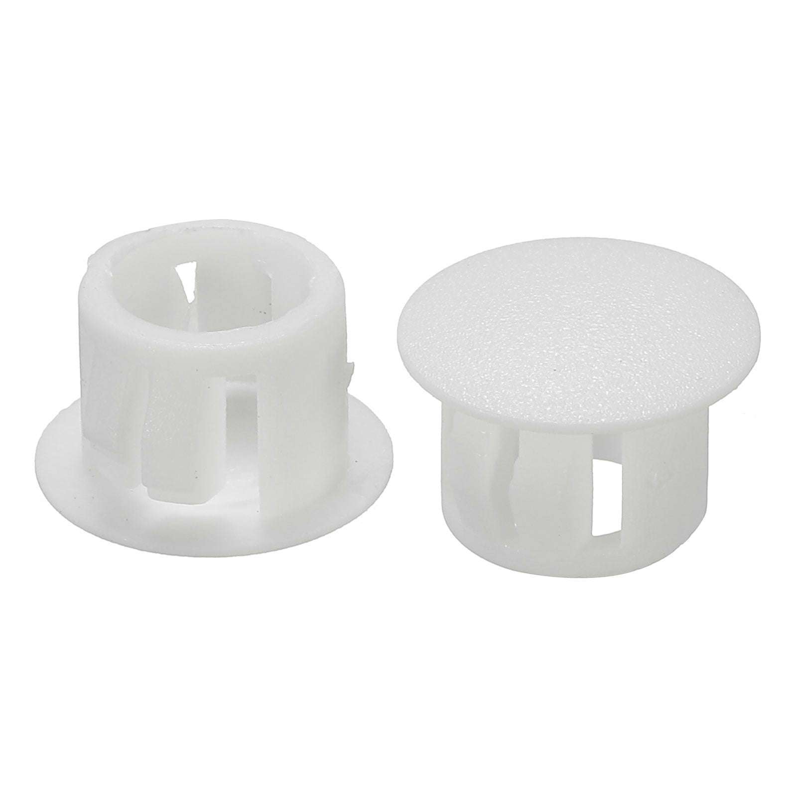 Uxcell 12mm 1/2" Plastic Hole Plugs, Flush Type Round Hole Cover Snap ...