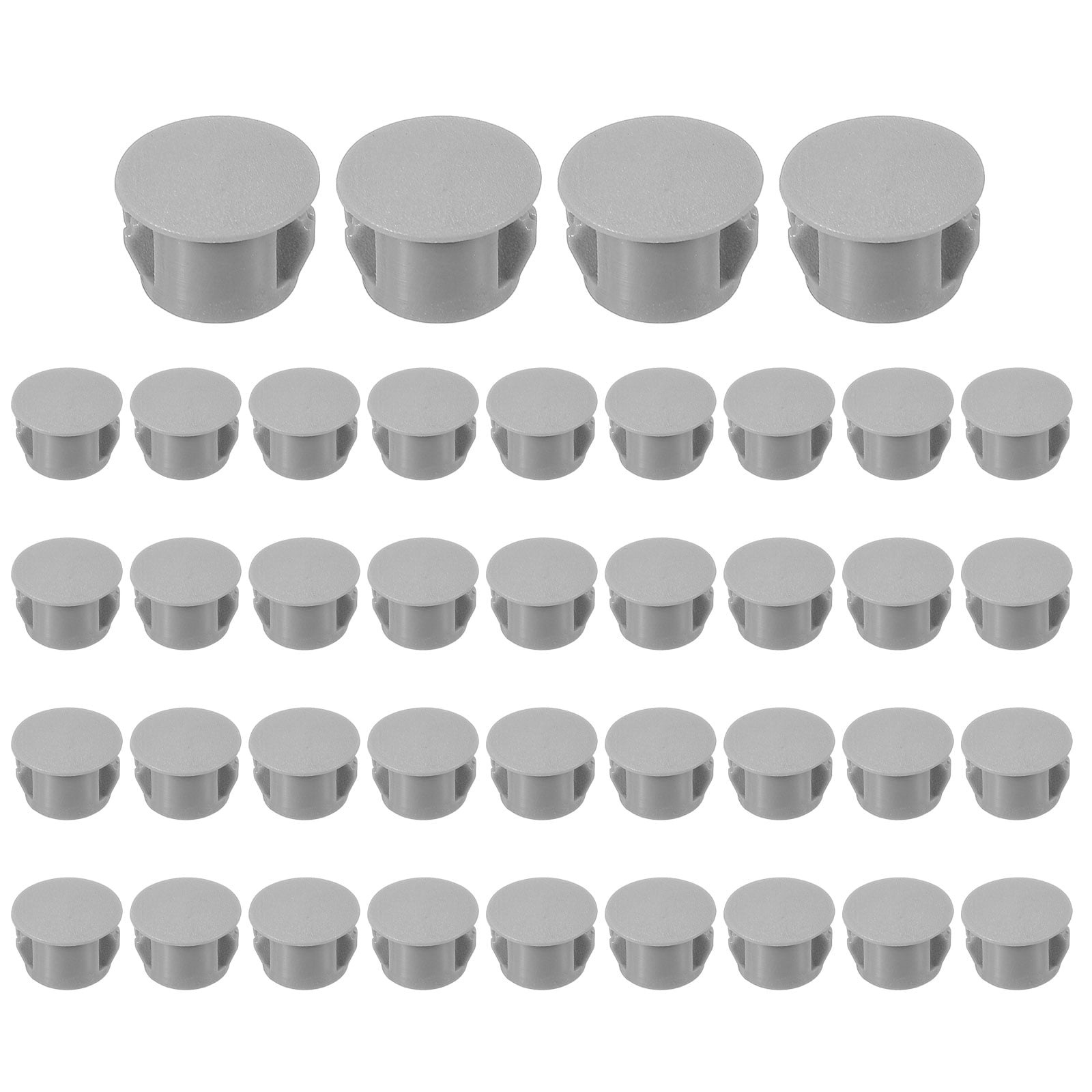 Uxcell 12mm/1/2" Plastic Hole Plugs, Flush Type Round Plug Snap in ...
