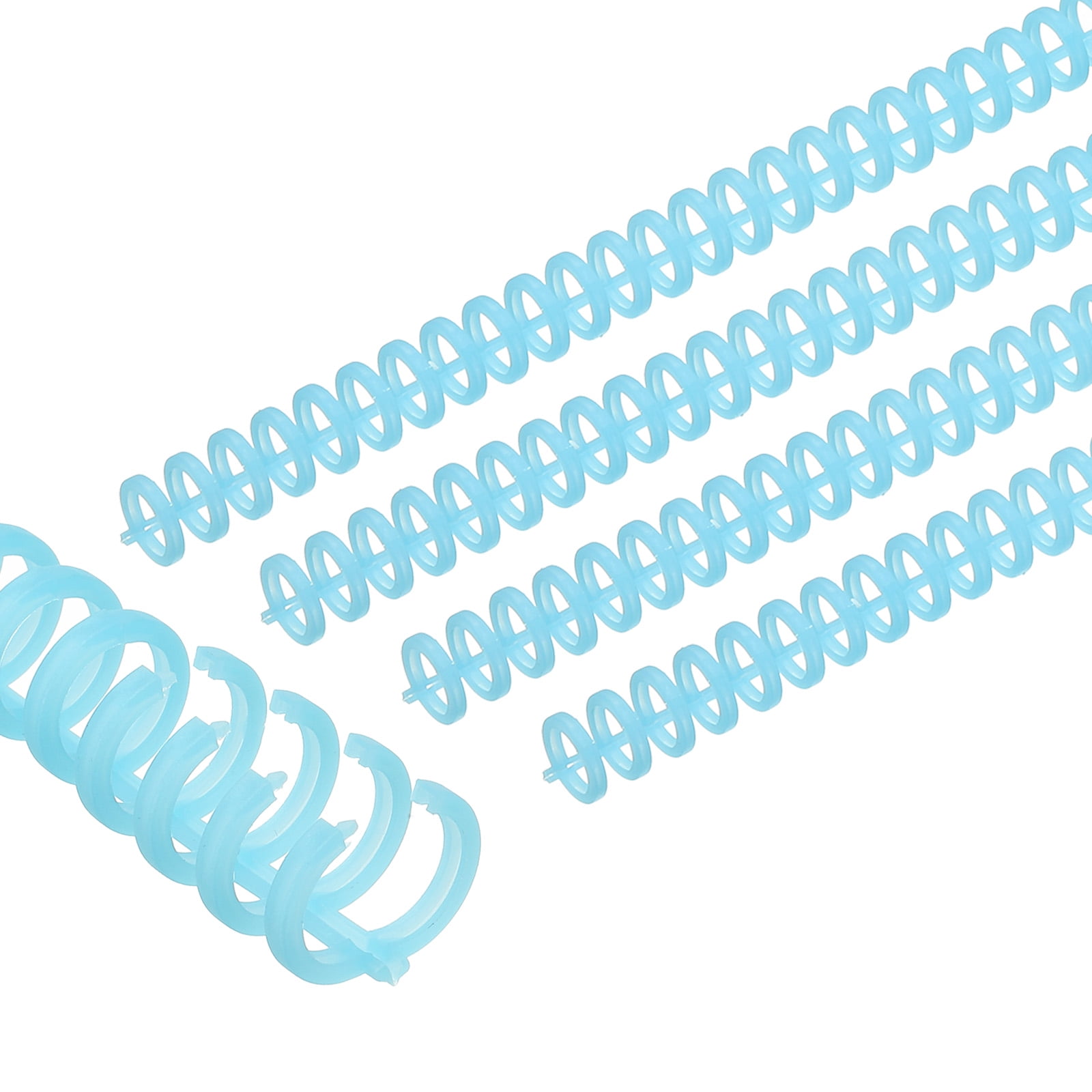 Uxcell 12mm(1/2") Plastic Spiral Binding Coils, 25 Pcs Binding Spirals ...