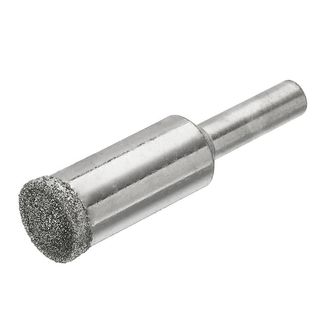 Uxcell 12mm 100 Coarse Grits Diamond Mounted Point Spherical Concave ...