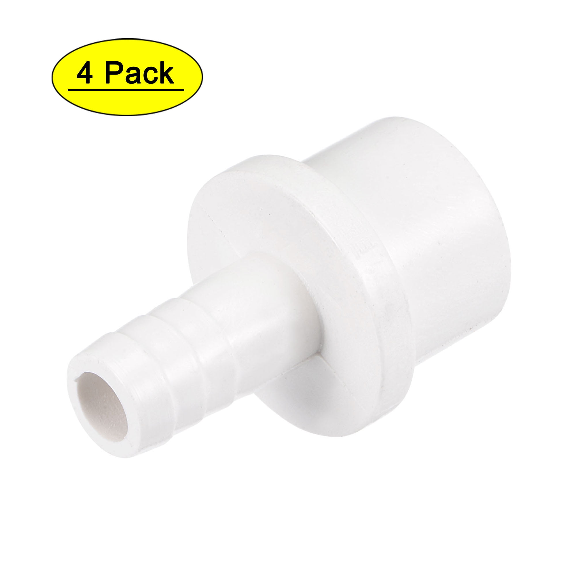 Uxcell Pipe Fitting Barb Spigot Straight Tube Hose Connectors 12x25mm ...