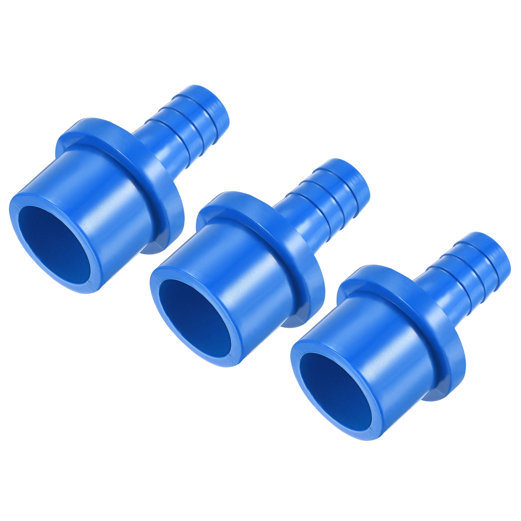 Uxcell 12mm Barbed x 25mm OD Spigot Straight PVC Pipe Fitting Quick ...