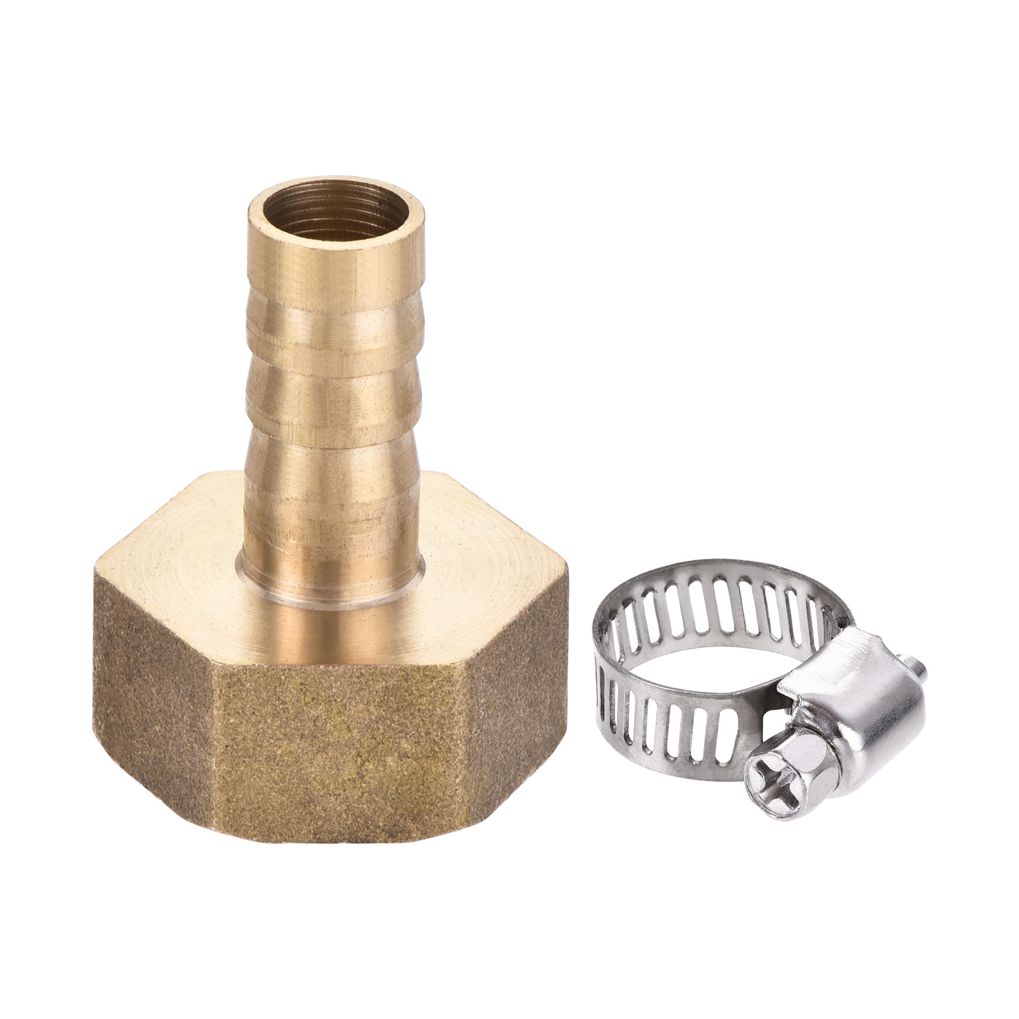 Uxcell 12mm Barbed x G3/4 Female Barb Hose Fitting Brass with Hose ...