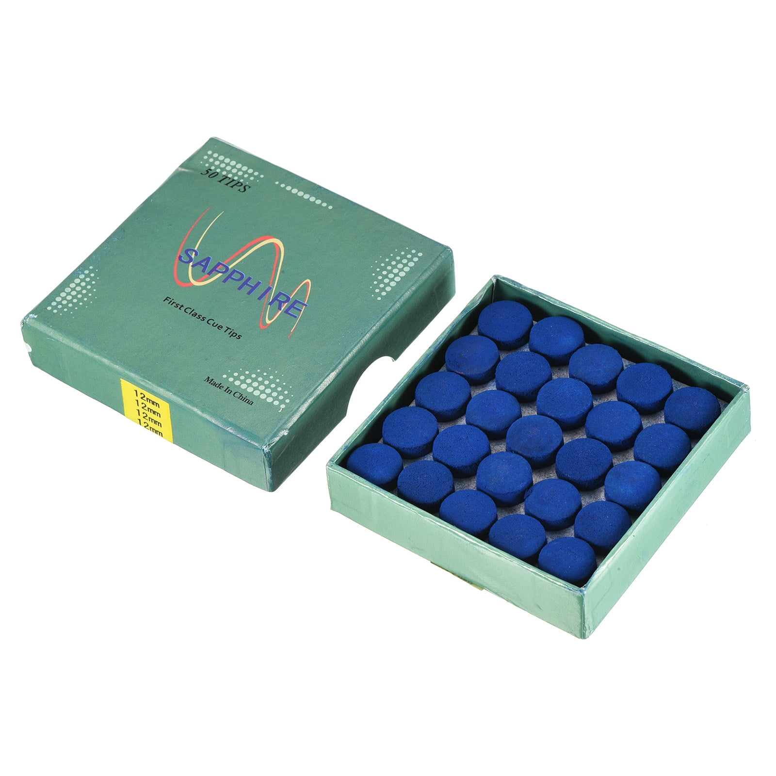 Uxcell 12mm Dia Pool Cue Tips Snooker Billiard Cue Tips Pool Stick Tips ...