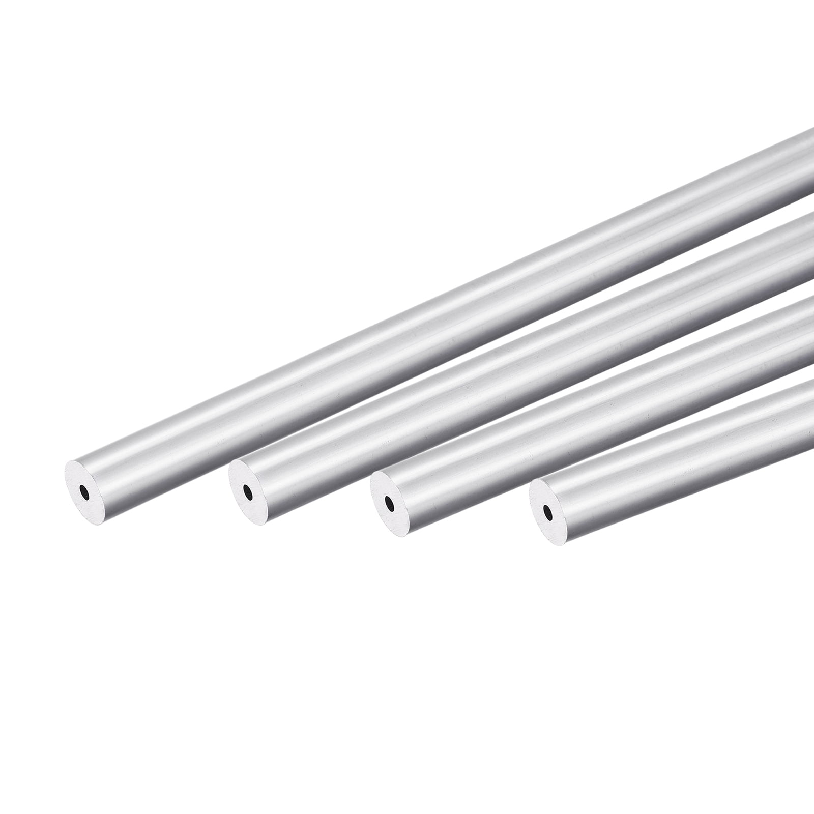 Uxcell 12mm OD 3mm Inner Dia 300mm Length 6063 Aluminum Round Tube 4 ...