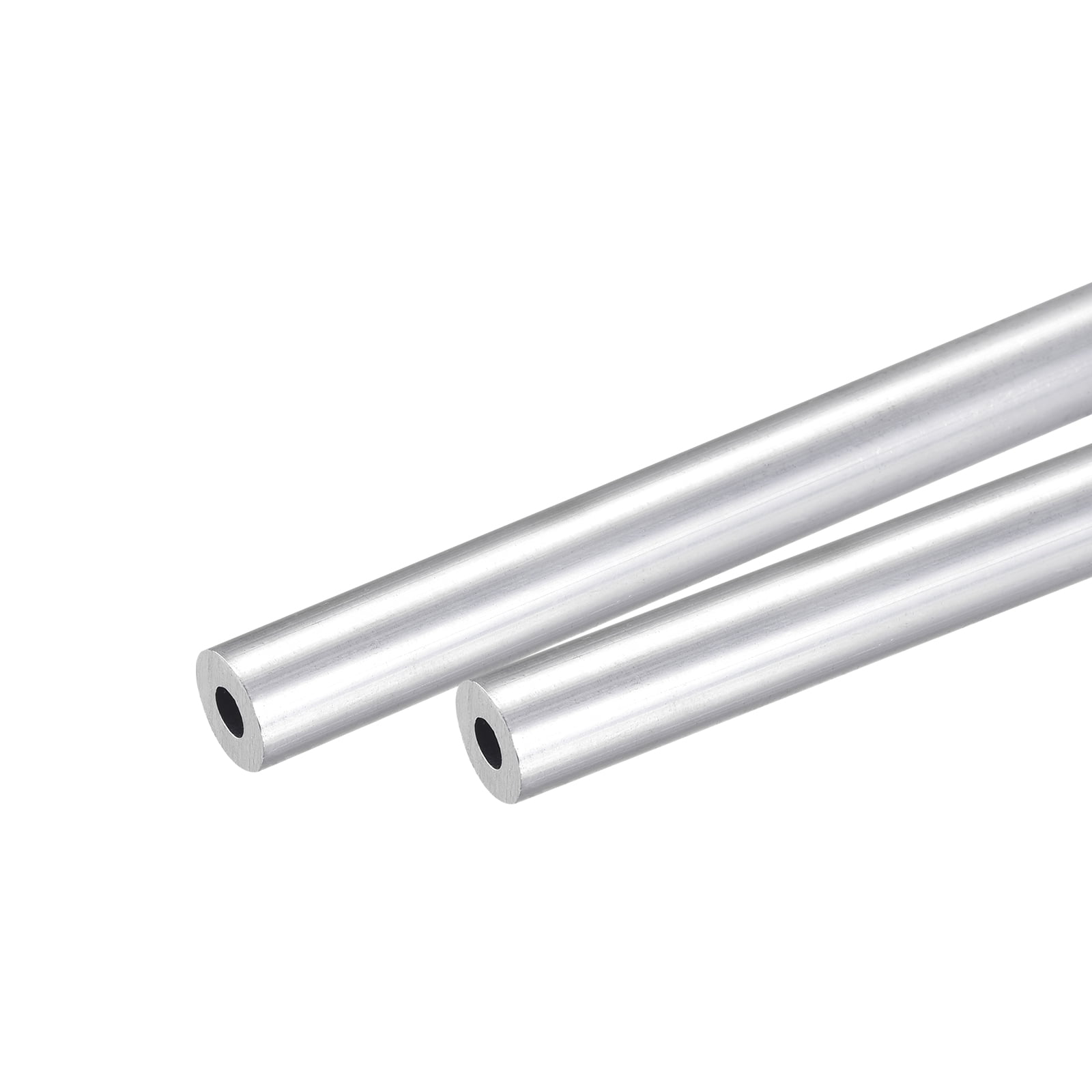 Uxcell 12mm OD 5mm Inner Dia 250mm Length 6061 Aluminum Round Tube 2 ...