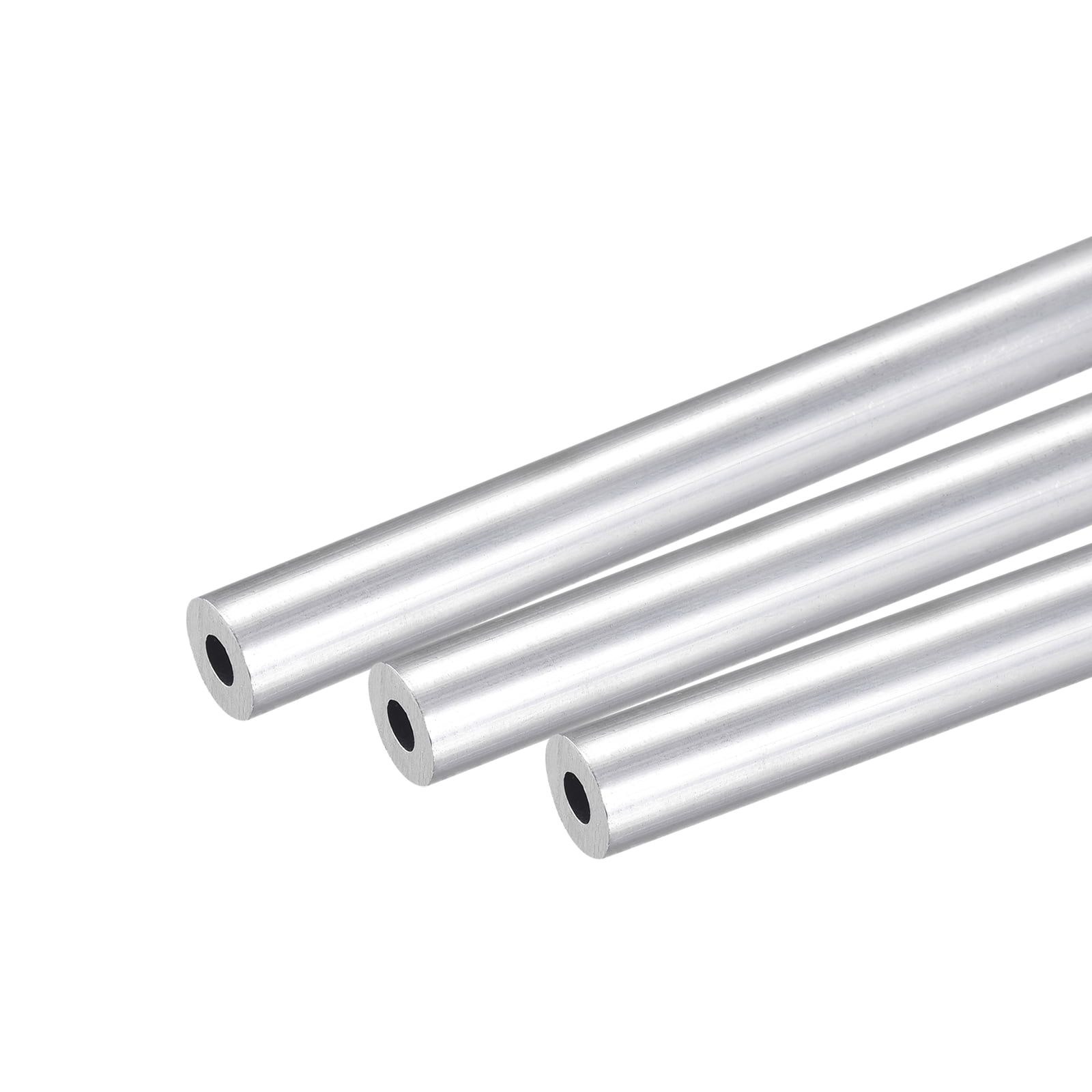 Uxcell 12mm OD 5mm Inner Dia 250mm Length 6061 Aluminum Round Tube 3 ...