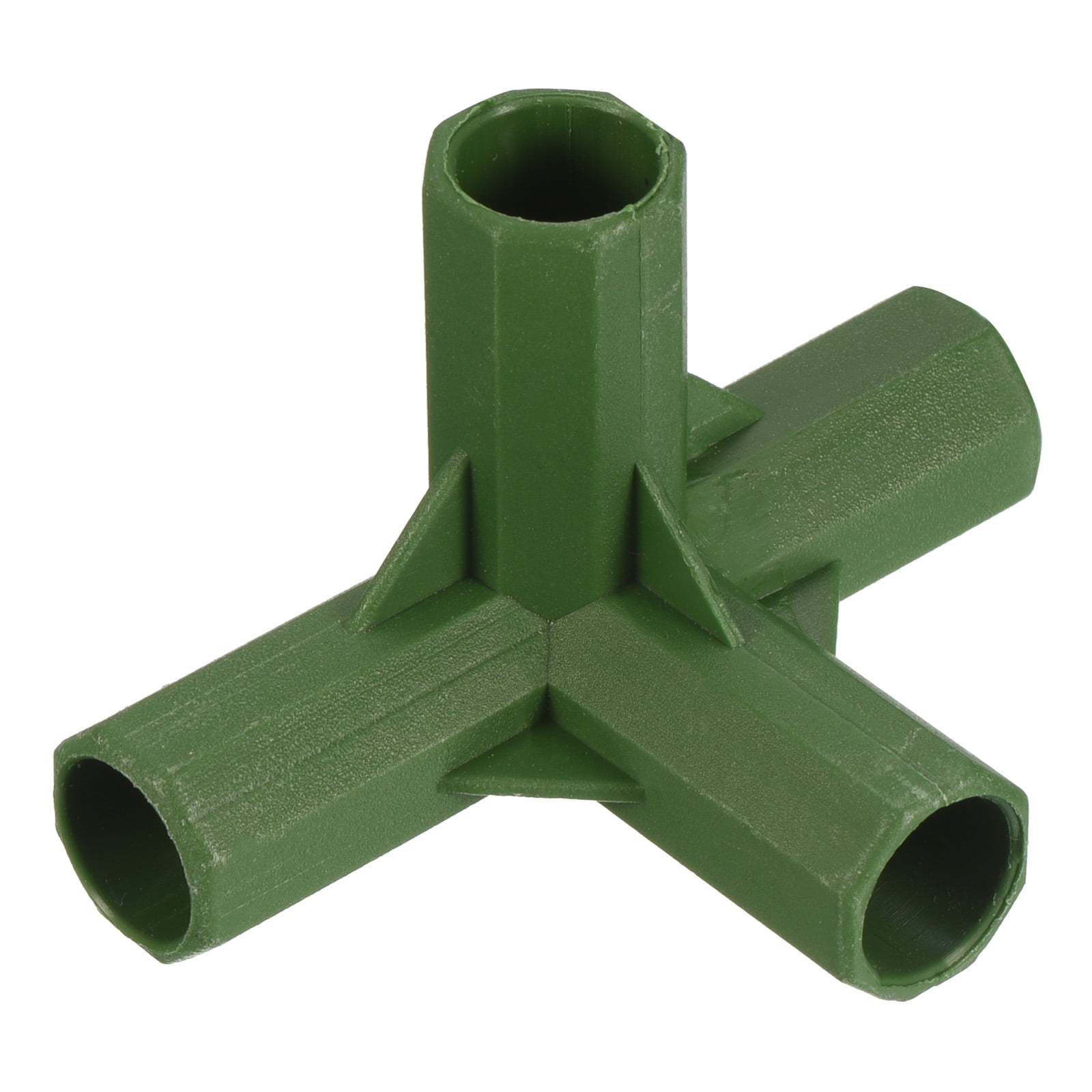 Uxcell 12mm Plastic Gardening Frame Connector Elbow 4 Way Pipe Fitting ...
