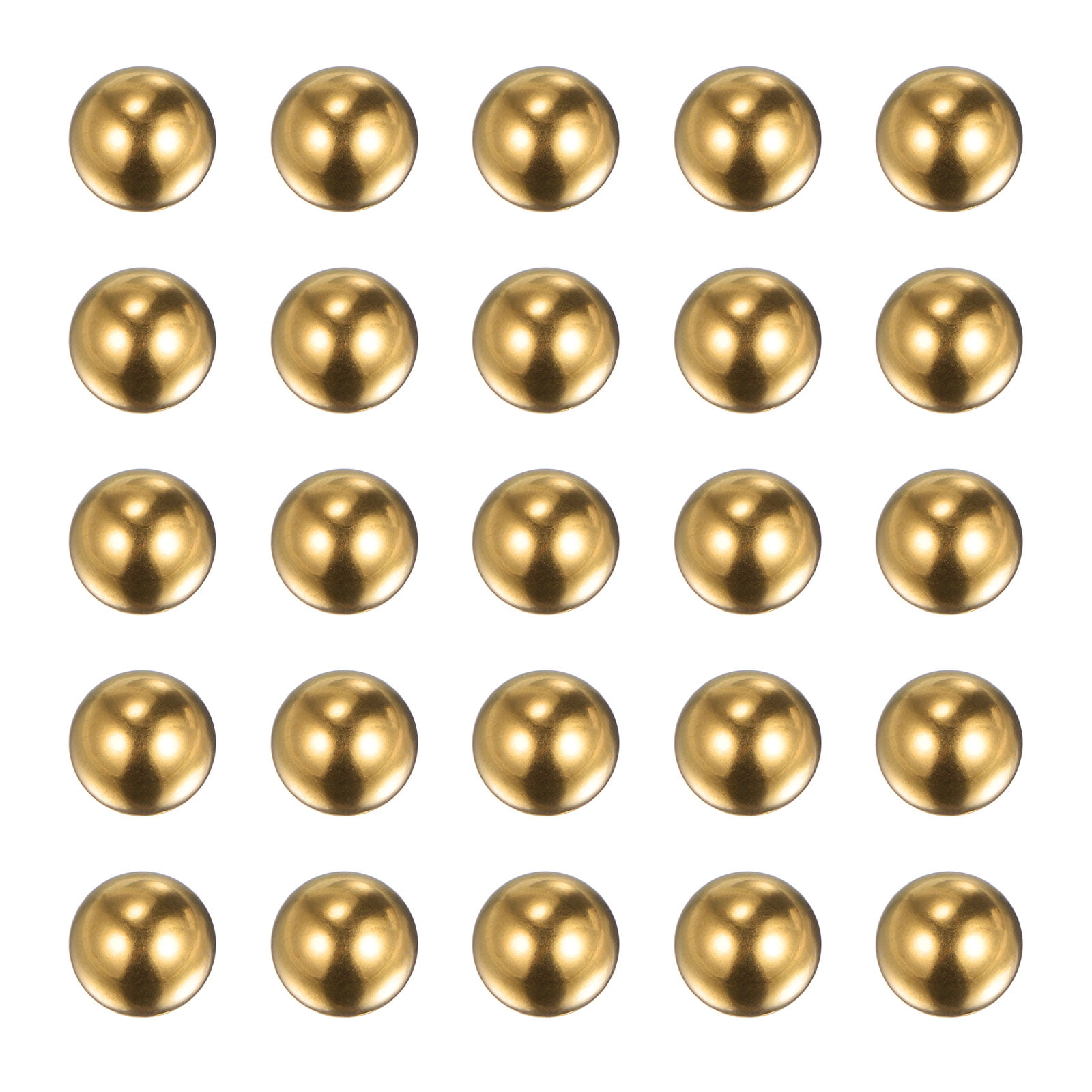 Uxcell 12mm Precision Solid Brass Bearing Balls for Bearings Valves ...