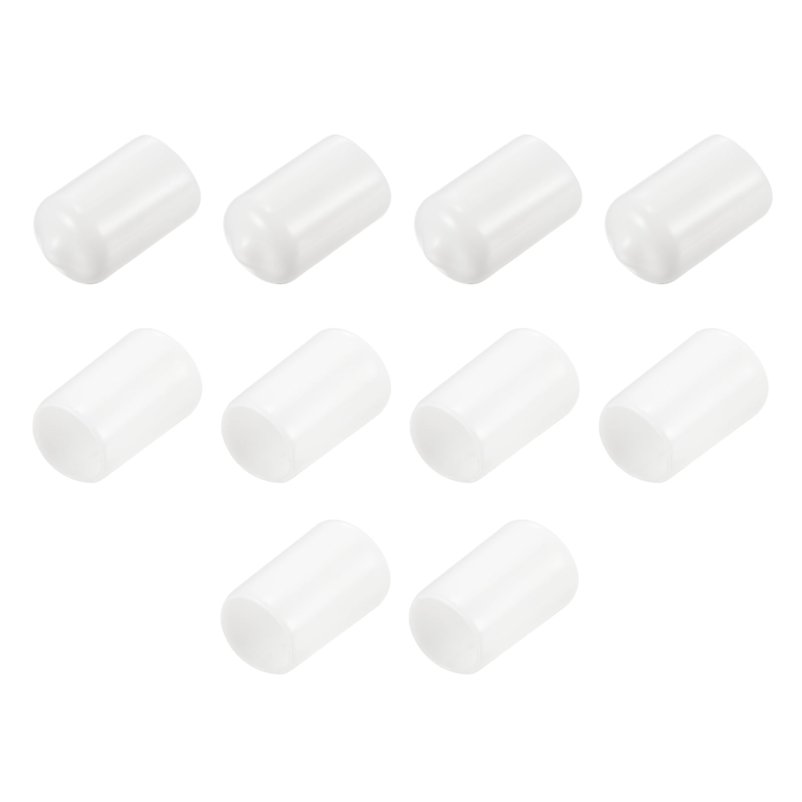 Uxcell 12mm Rubber End Caps Round Vinyl Plug Insert Rubber Flexible ...