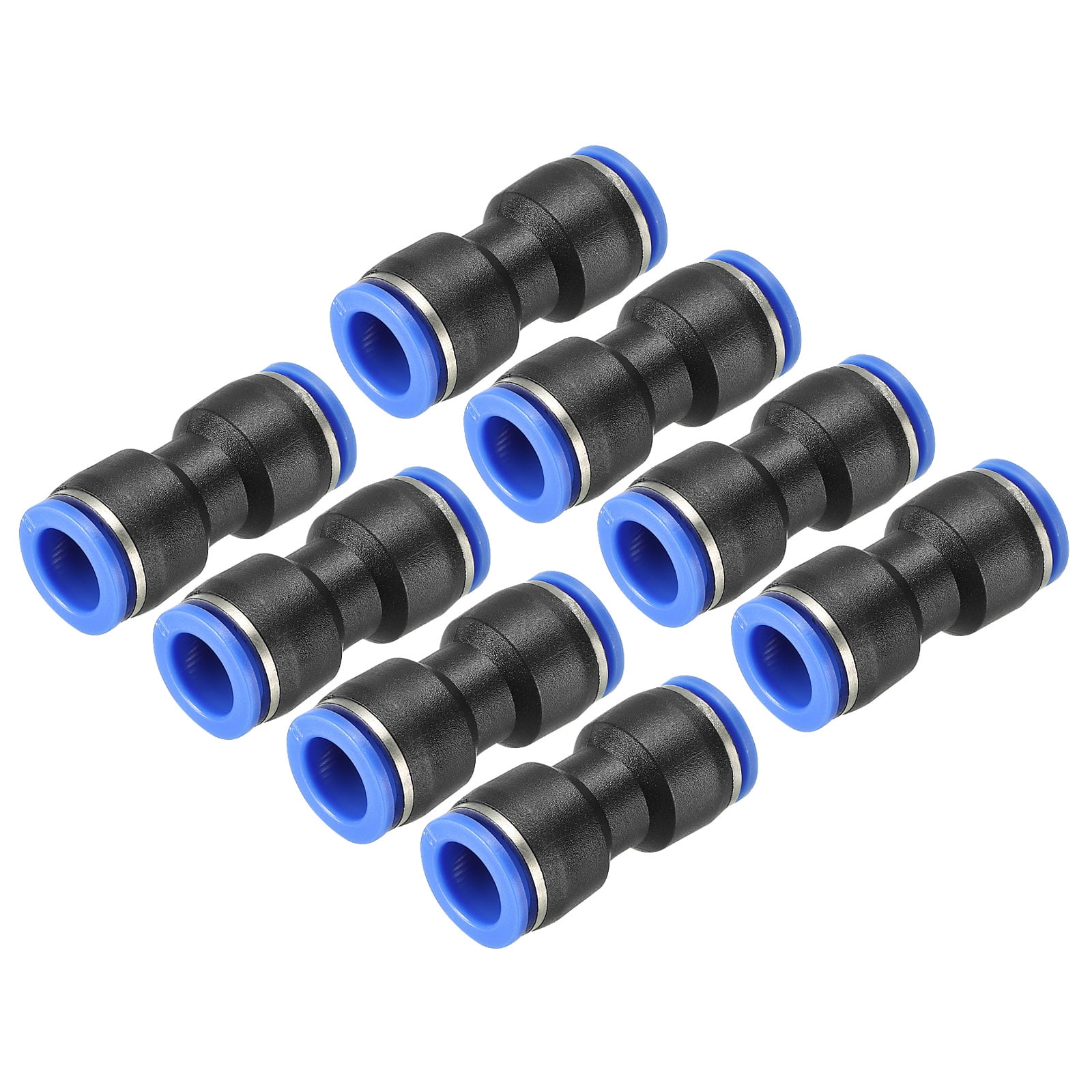 Uxcell 12mm to 10mm Tube OD Quick Connect Push to Connector Fitting, Black 20Pcs - Walmart.com