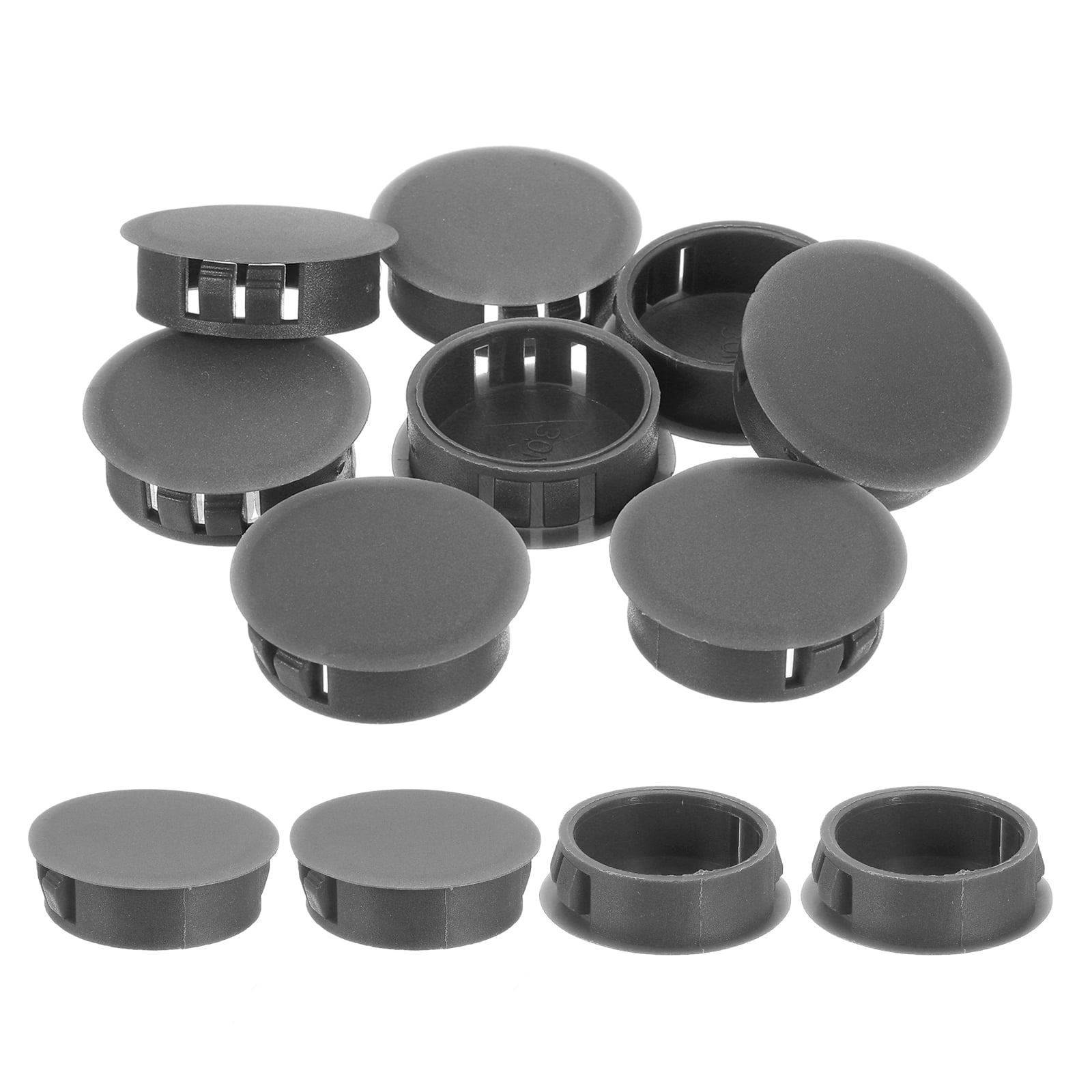 Uxcell 12pack 30mm(1-3/16") Nylon Hole Plugs, Flush Type Panel Round ...