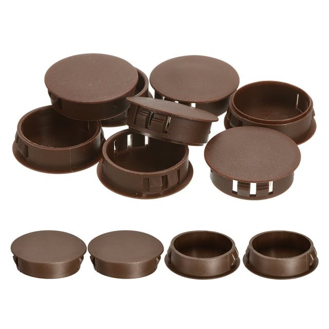 Uxcell 12pack 35mm(1-3/8") Nylon Hole Plugs, Flush Type Panel Round ...