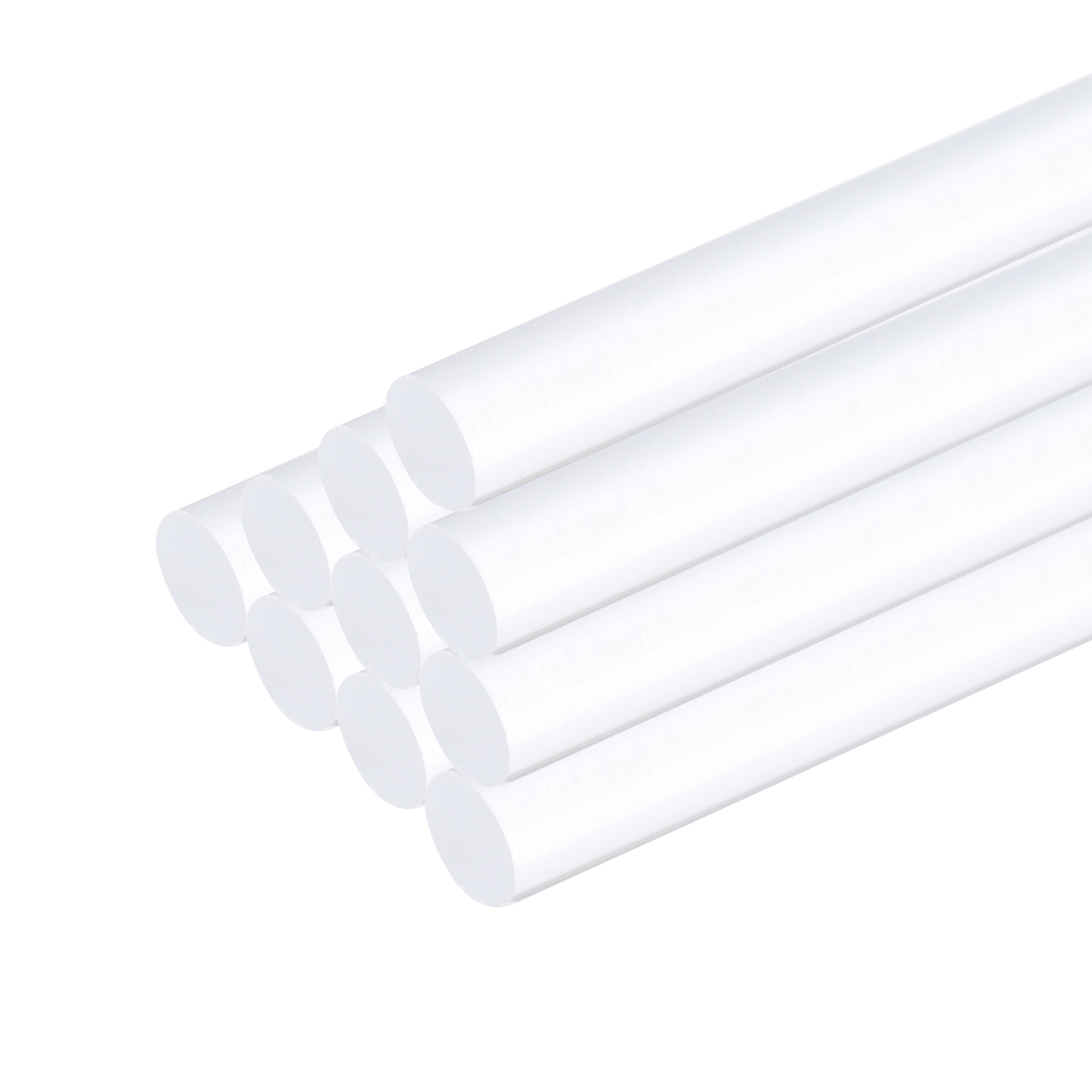 Uxcell 12pcs Acrylic Round Rods 1/4" x 10" Clear Acrylic Dowel Rods ...