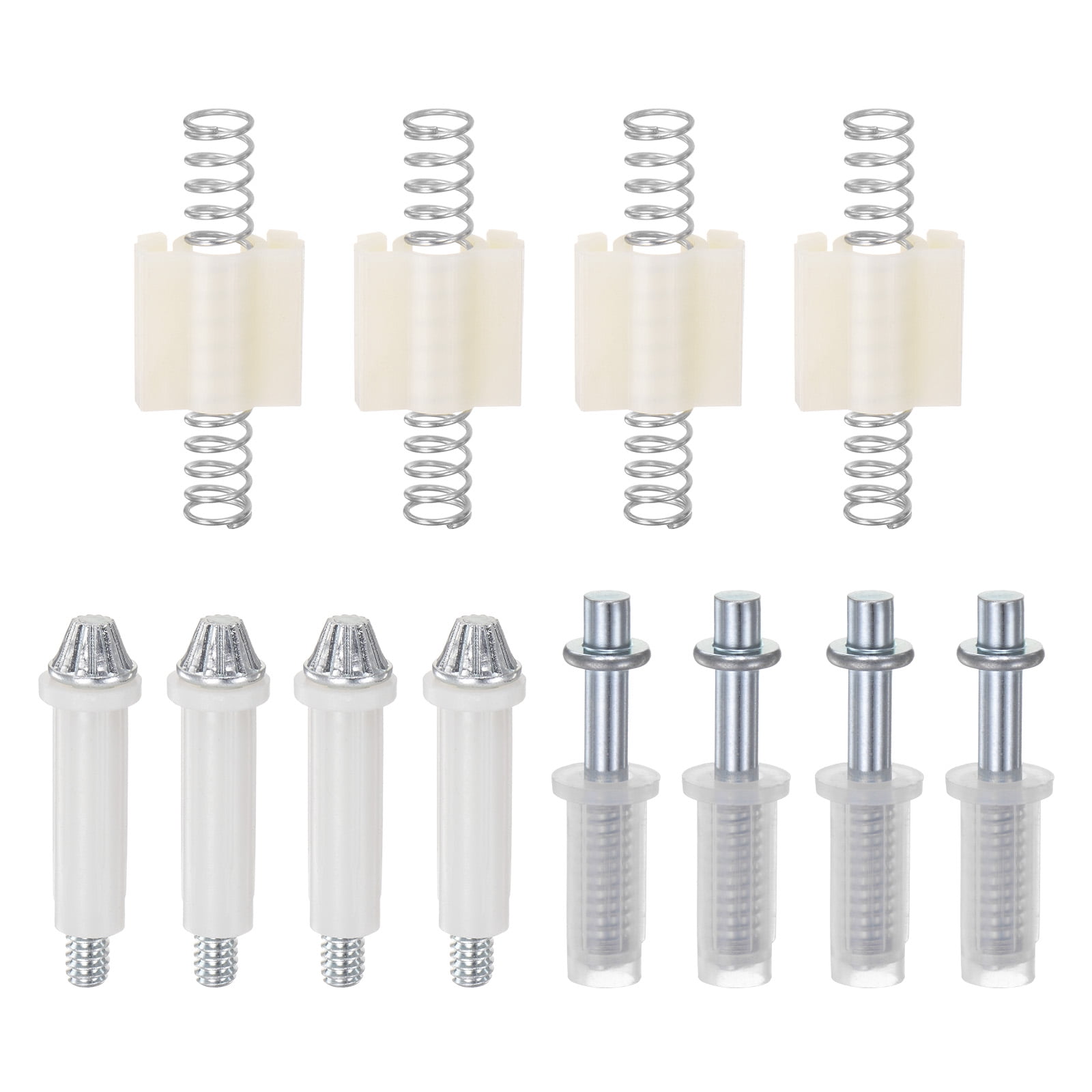 Uxcell 12pcs Bifold Door Hardware Kit Include Top & Bottom Pivot and ...