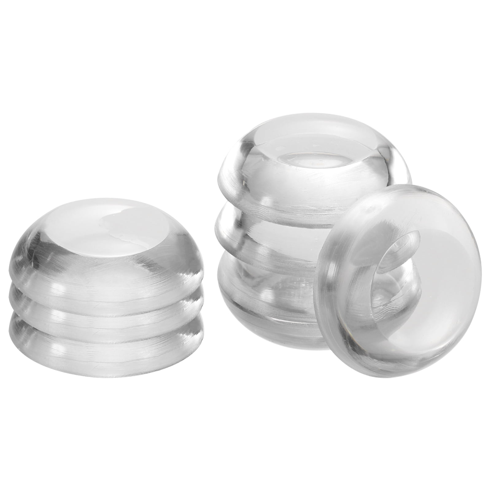 Uxcell 12pcs Door Stoppers Quiet Wall Protectors 1.2" Self Adhesive ...