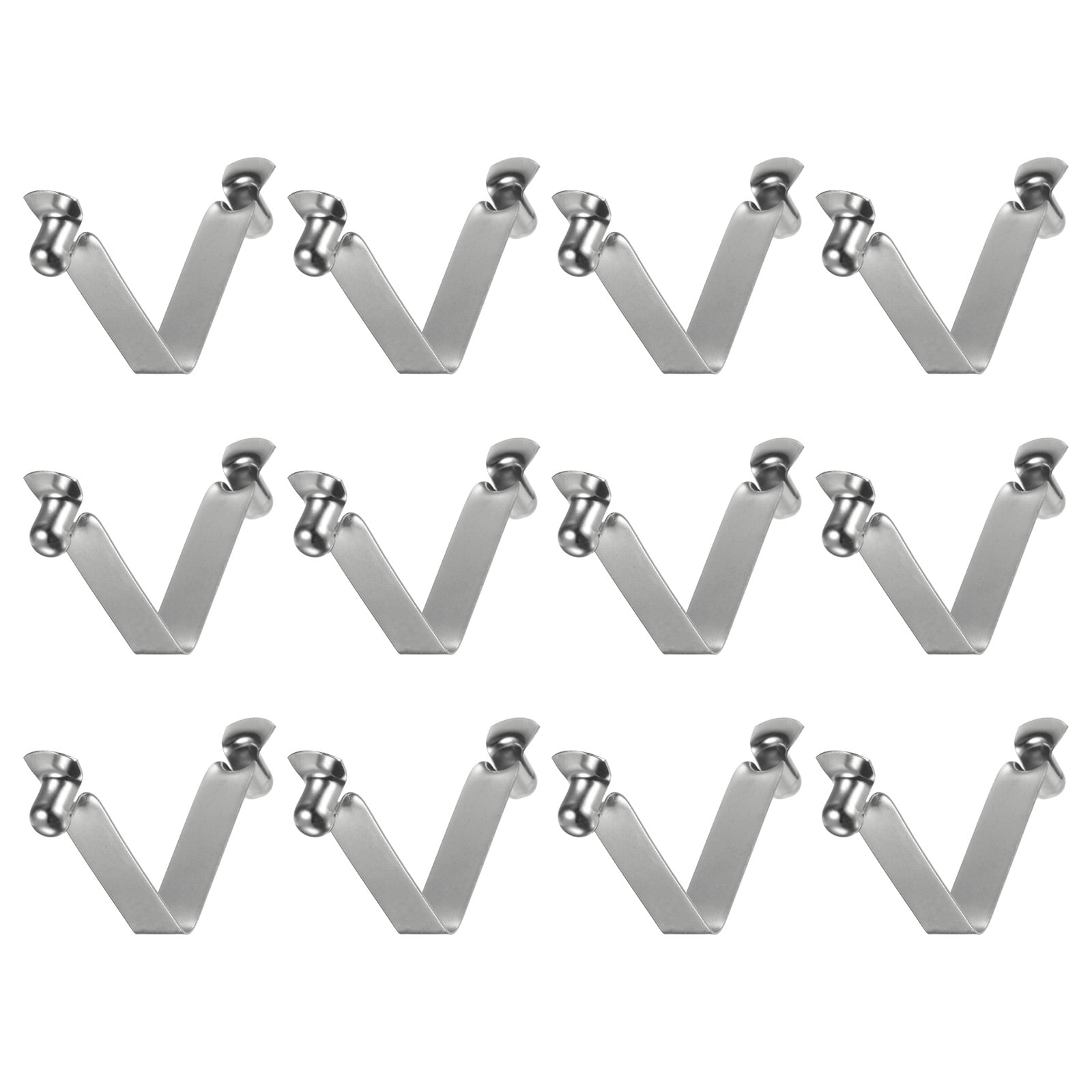Uxcell 12pcs Double Button Kayak Paddle Snap Spring Clip 42x8mm V ...
