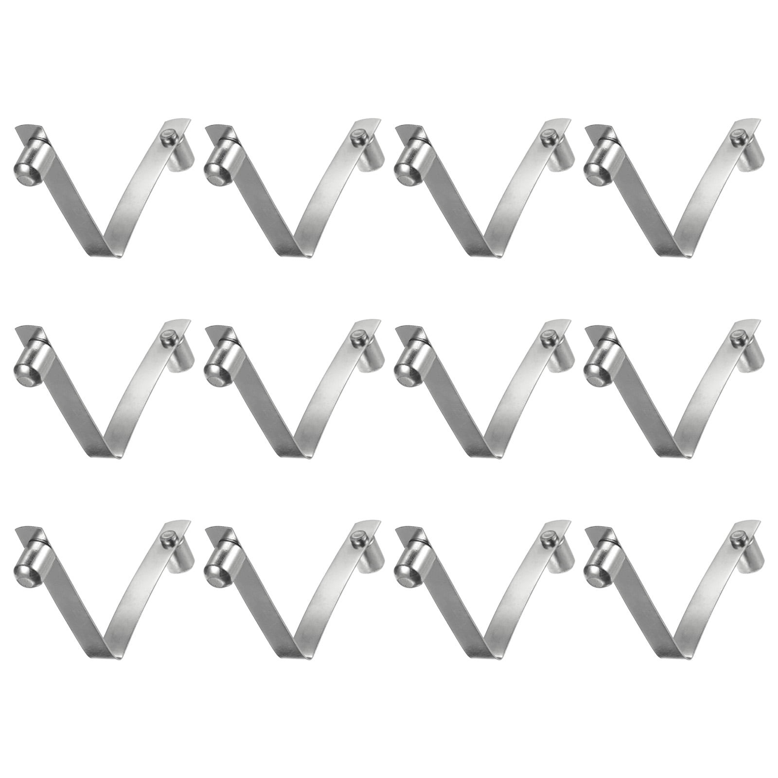 Uxcell 12pcs Double Button Kayak Paddle Snap Spring Clip 50x10mm V ...