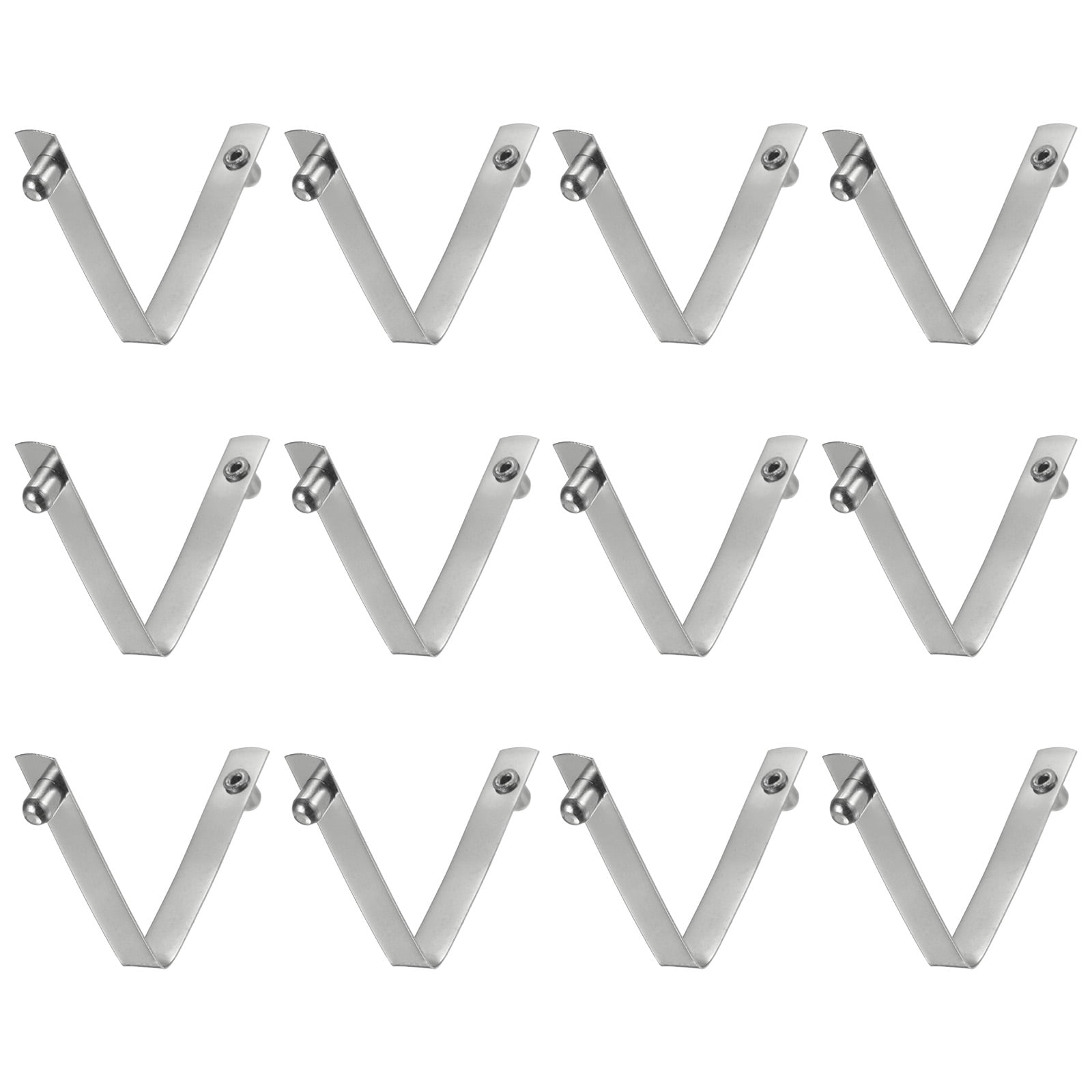Uxcell 12pcs Double Button Kayak Paddle Snap Spring Clip 50x6.3mm V ...