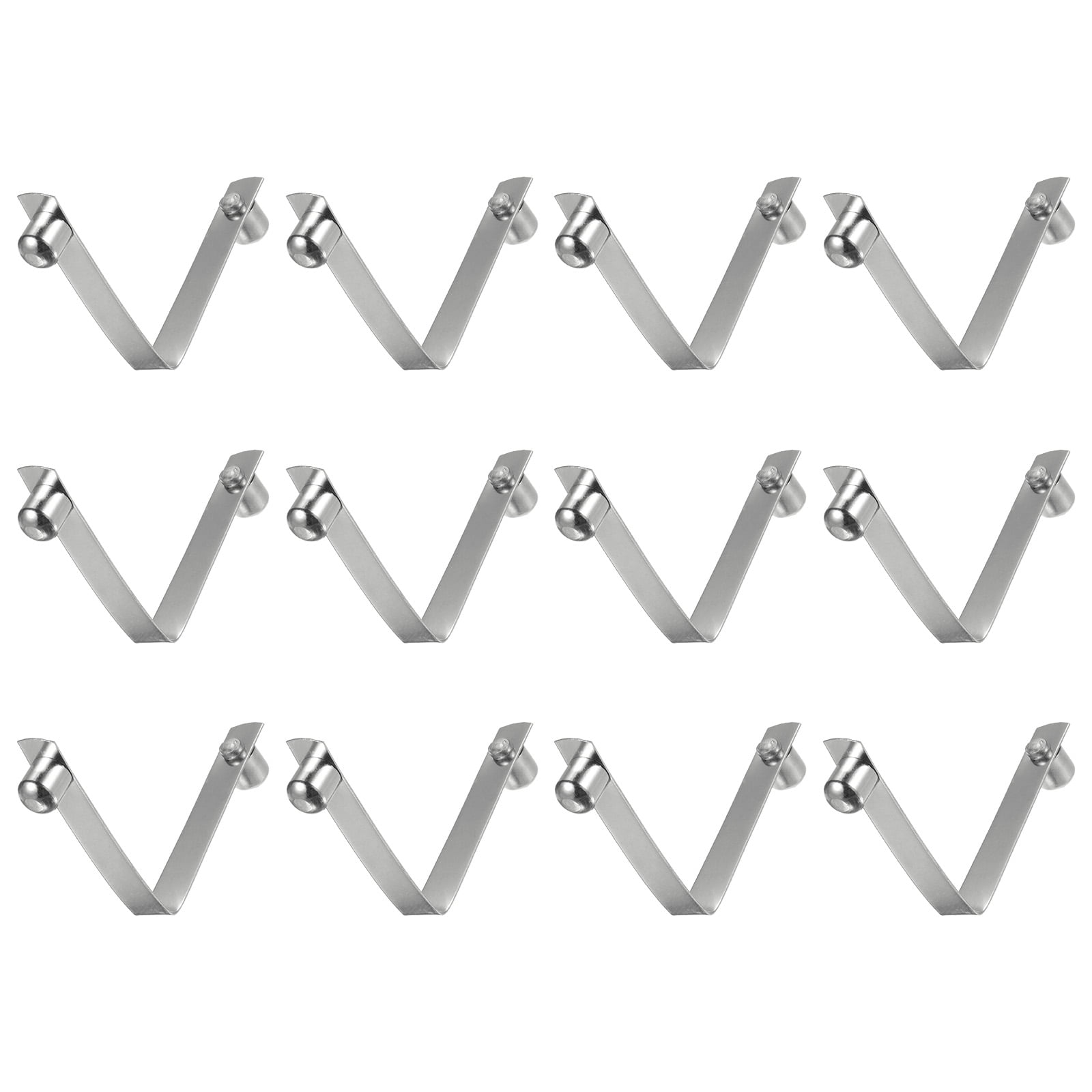 Uxcell 12pcs Double Button Kayak Paddle Snap Spring Clip 50x8mm V ...