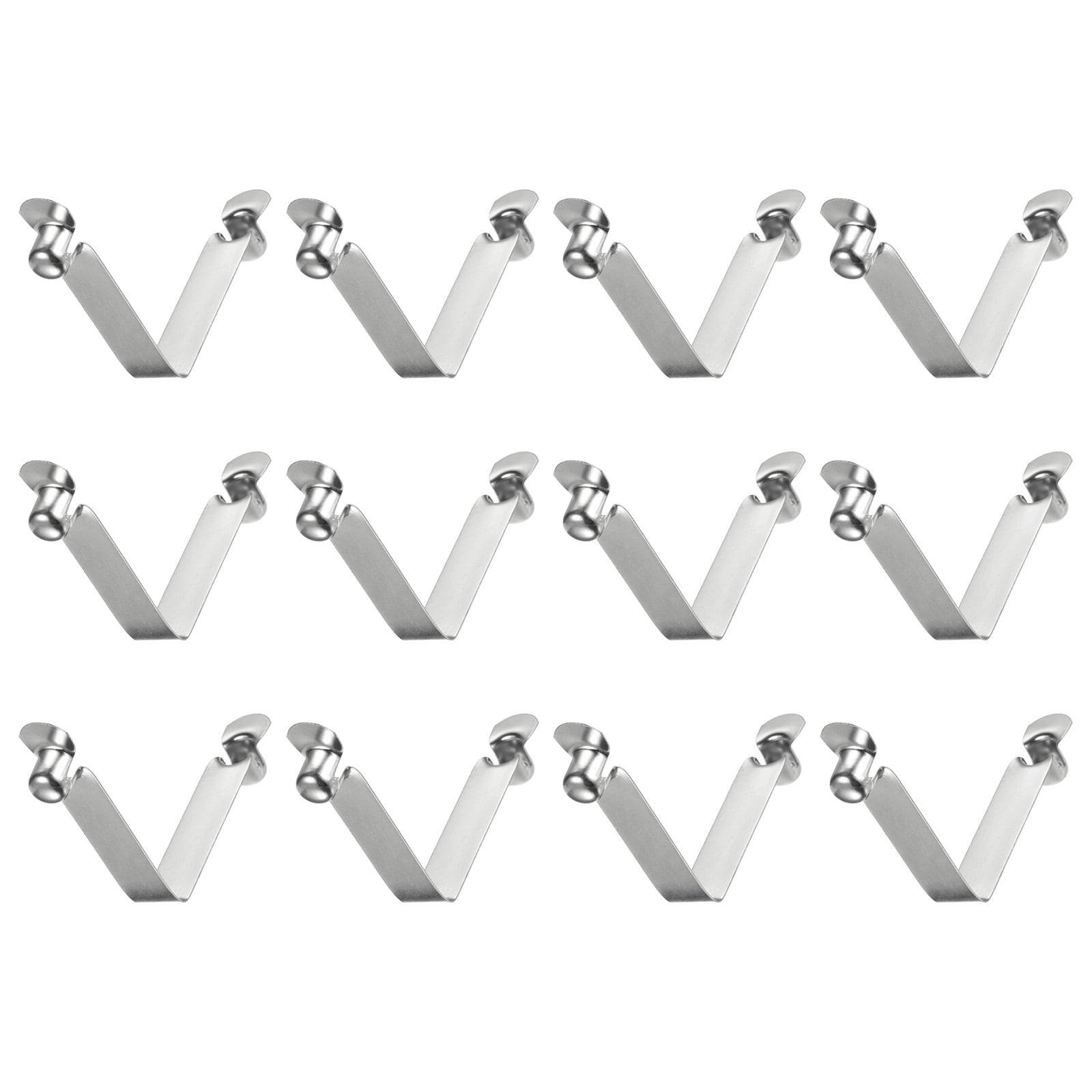 Uxcell 12pcs Double Button Kayak Paddle Snap Spring Clip 59x10.3mm V ...