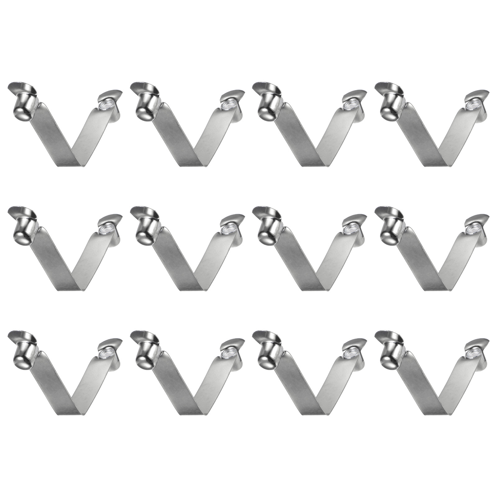 Uxcell 12pcs Double Button Kayak Paddle Snap Spring Clip 60x10mm V ...