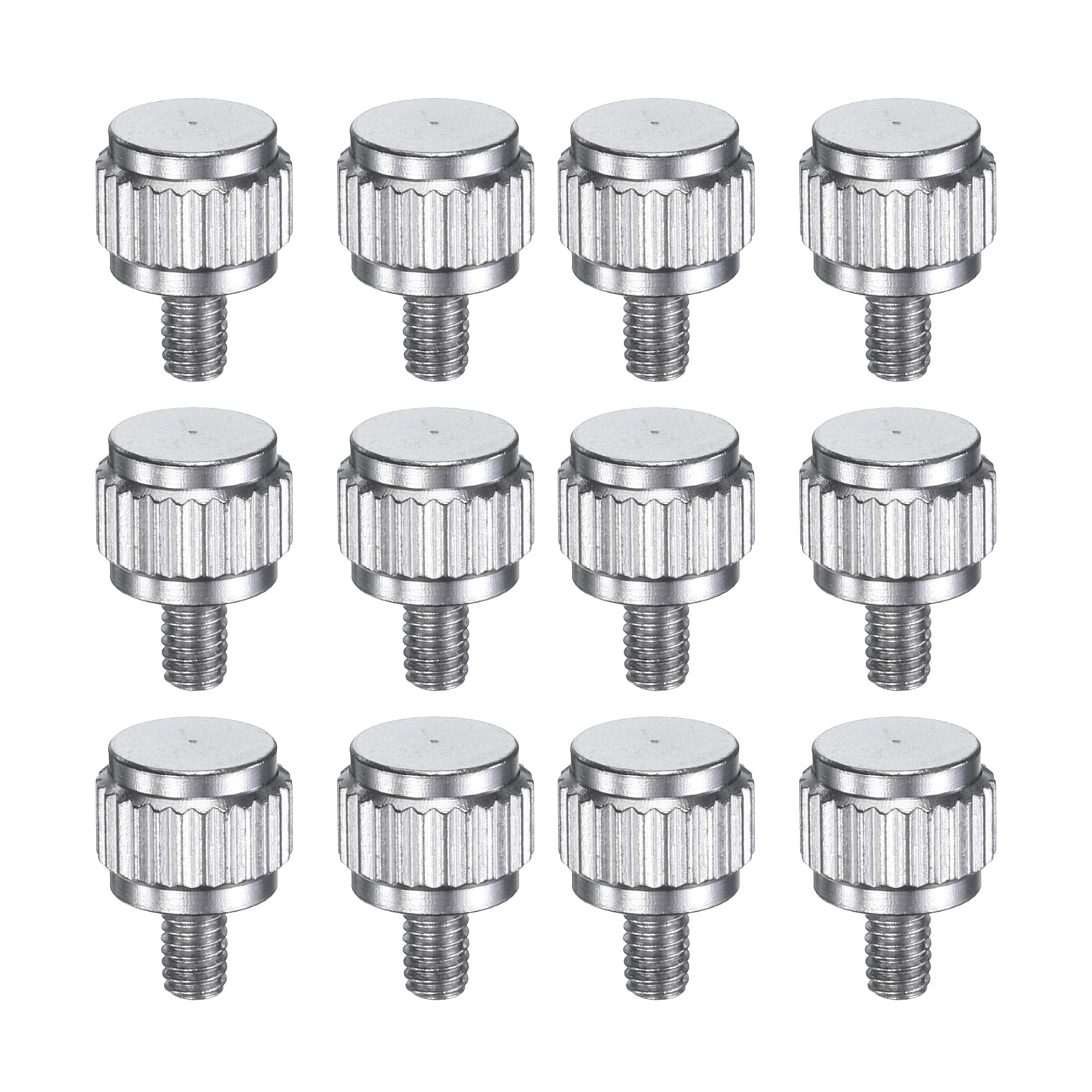 Uxcell 12pcs Flat Head Knurled Thumb M2.5x4mm Slide Caliper Locking ...