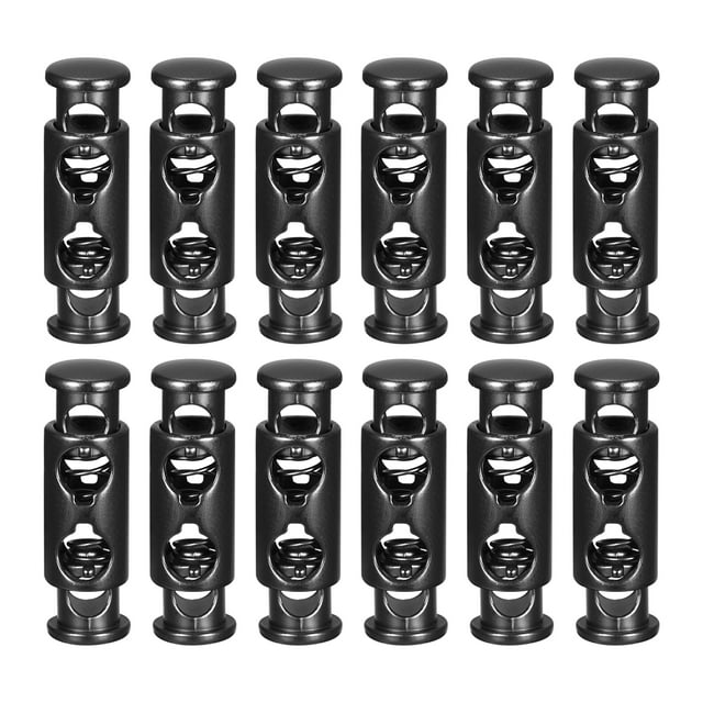 Uxcell 12pcs Metal Cord Locks End Spring Toggle Stopper Suitable for ...