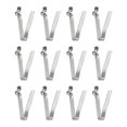 Uxcell 12pcs Single Button Kayak Paddle Snap Spring Clip 22x4.2mm V ...