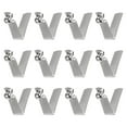 Uxcell 12pcs Single Button Kayak Paddle Snap Spring Clip 26x5.5mm V ...