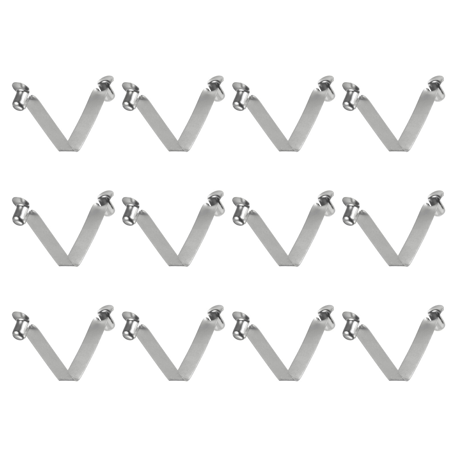 Uxcell 12pcs Single Button Kayak Paddle Snap Spring Clip 40x7mm V ...