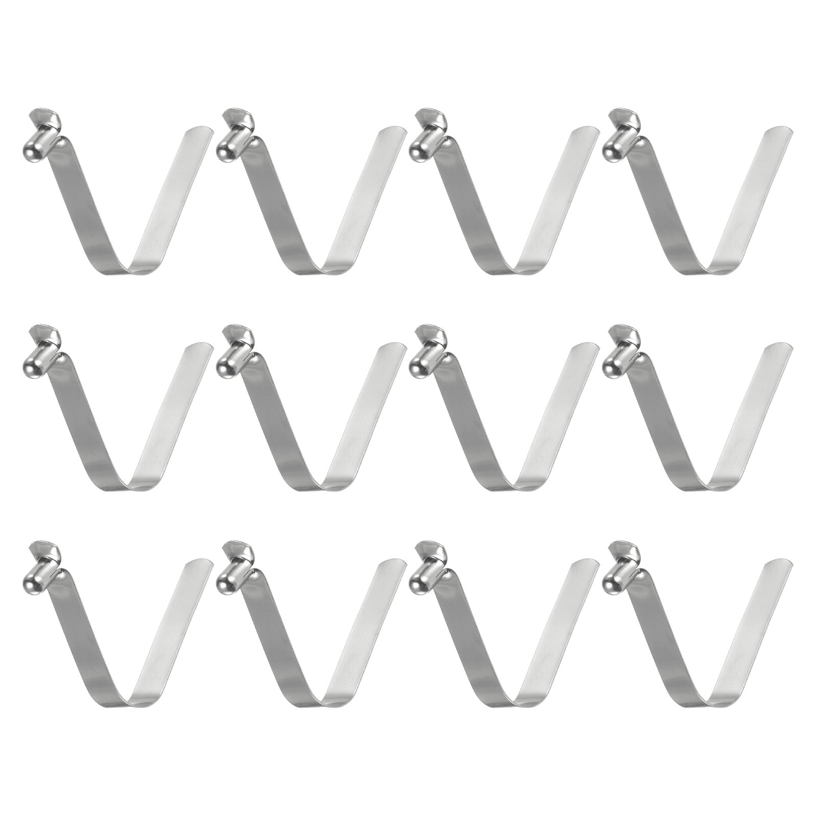 Uxcell 12pcs Single Button Kayak Paddle Snap Spring Clip 44x8.5mm V ...