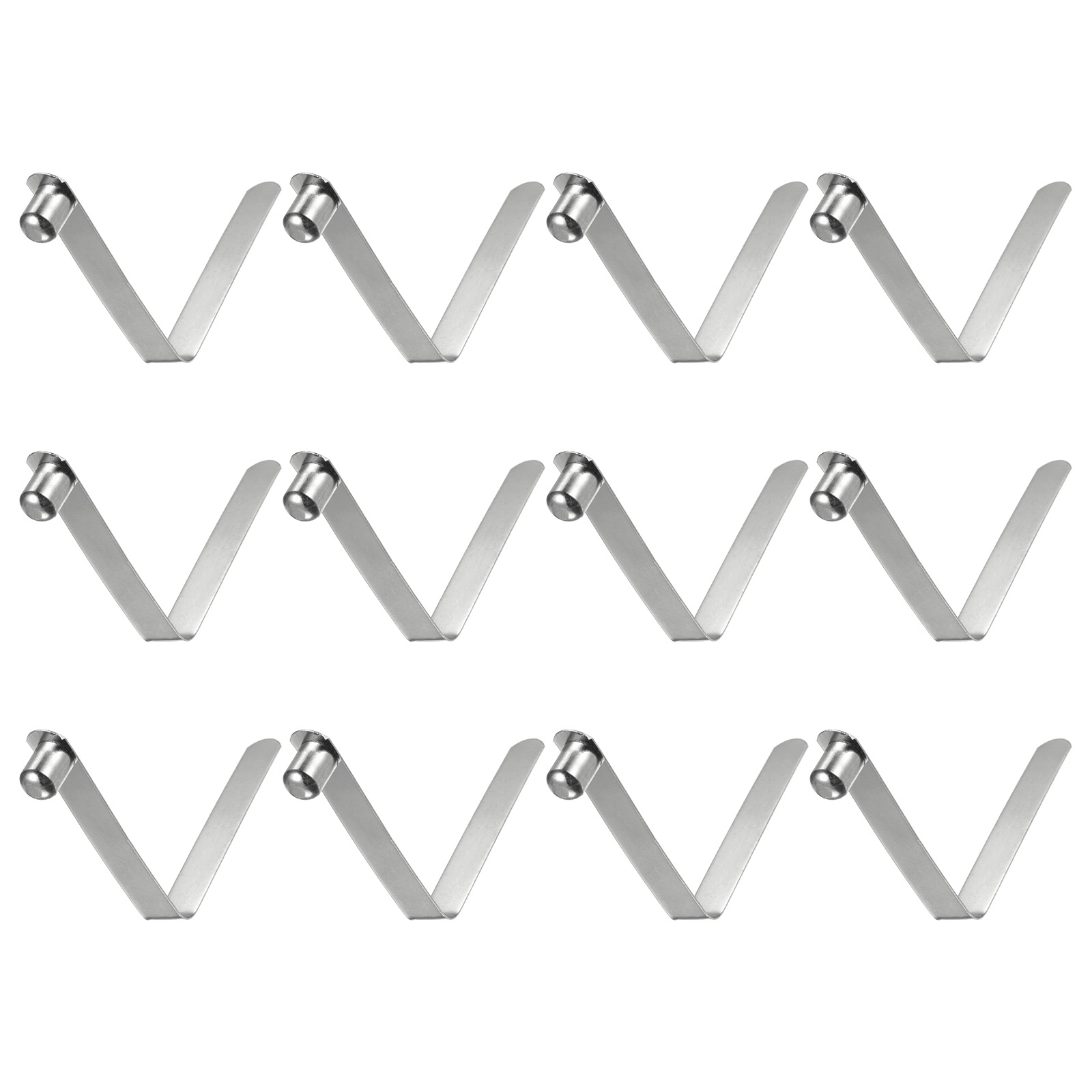 Uxcell 12pcs Single Button Kayak Paddle Snap Spring Clip 60x12mm V ...