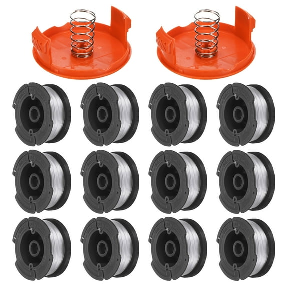 Uxcell 12pcs String Trimmer Line Replacement Spool AF-100 String with 2 ...
