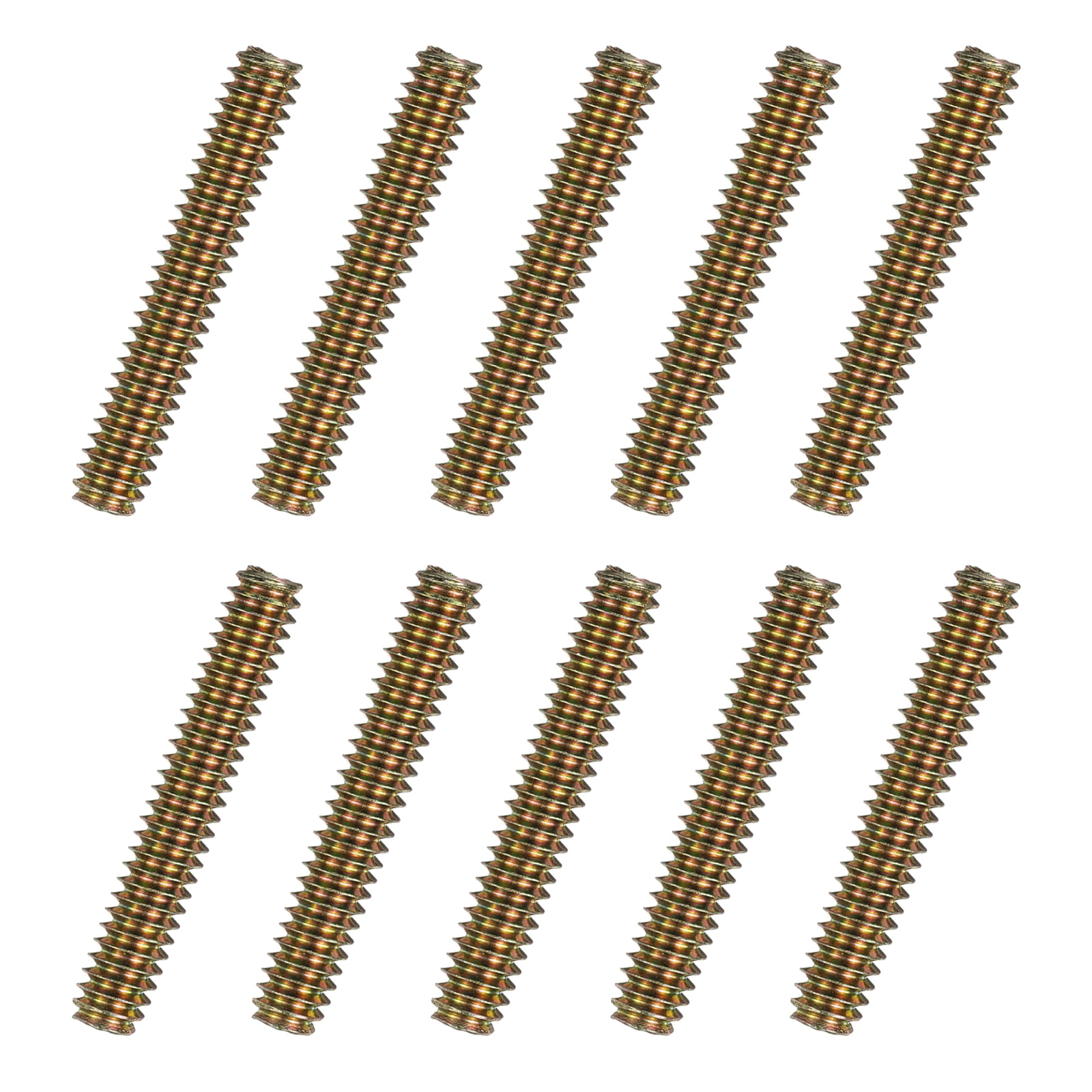 Uxcell 12pcs packs Fully Threaded Rods 1/4x1-1/2" for Mounting Assembly ...