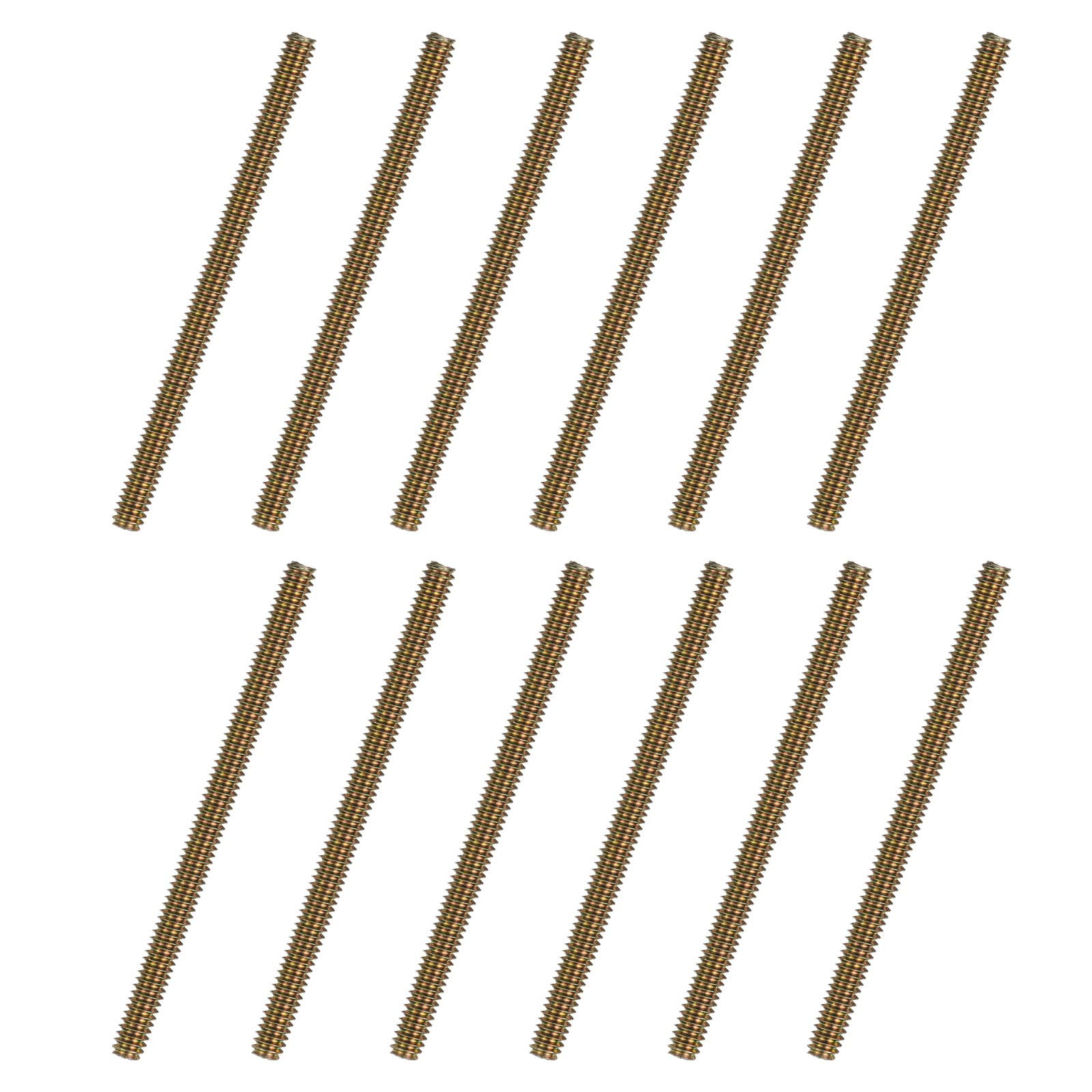 Uxcell 12pcs packs Fully Threaded Rods 1/4x3-1/4" for Mounting Assembly ...